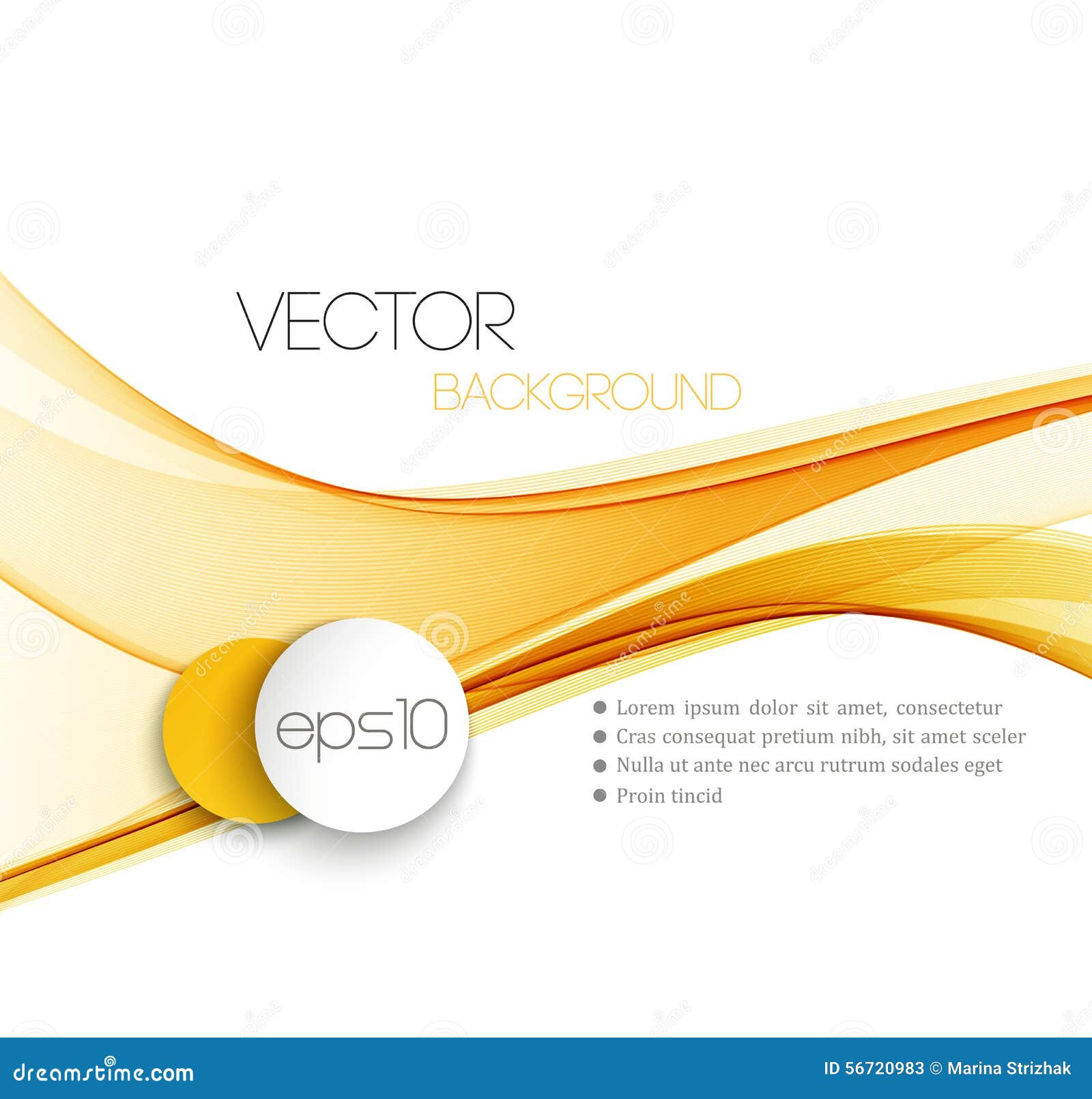 Smooth Wave Stream Line Abstract Header Layout Stock Vector ...
