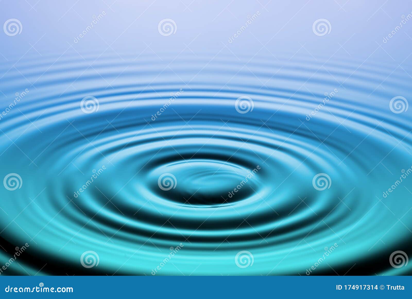 Smooth Waves On Water Surface Stock Photo - Image of idyllic, concept ...