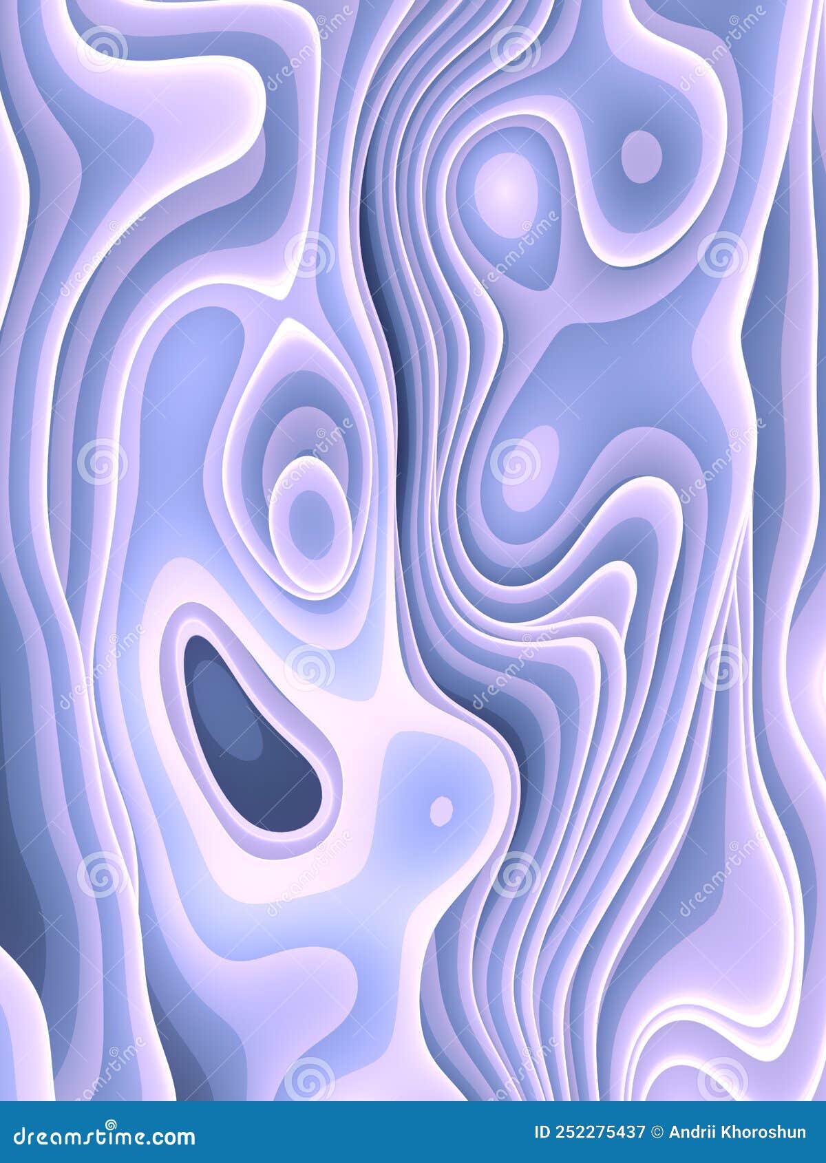 Smooth Wavy Colorful Background. Abstract Pattern. Liquid Flow Effect ...