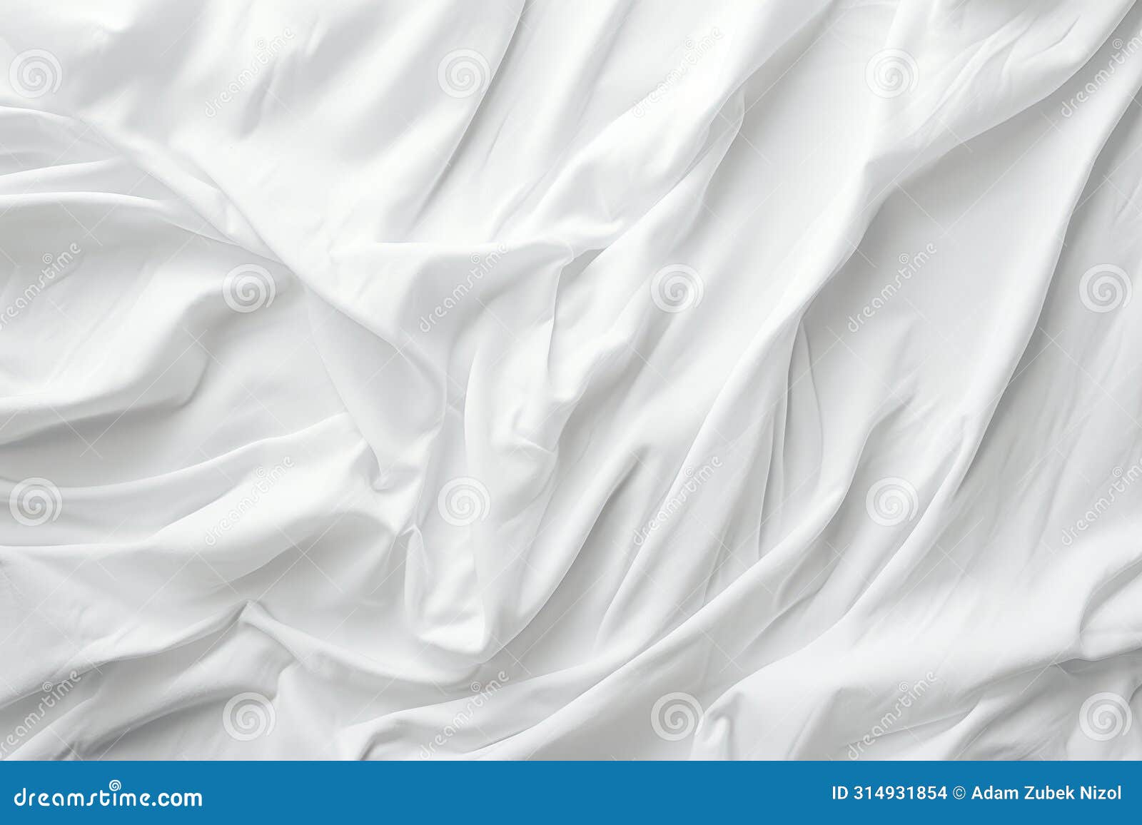 Smooth White Fabric Texture with Elegant Drapes Stock Illustration ...