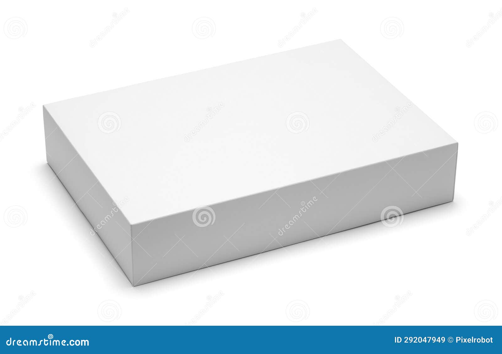 Smooth White Rectangle Box stock image. Image of smooth - 292047949