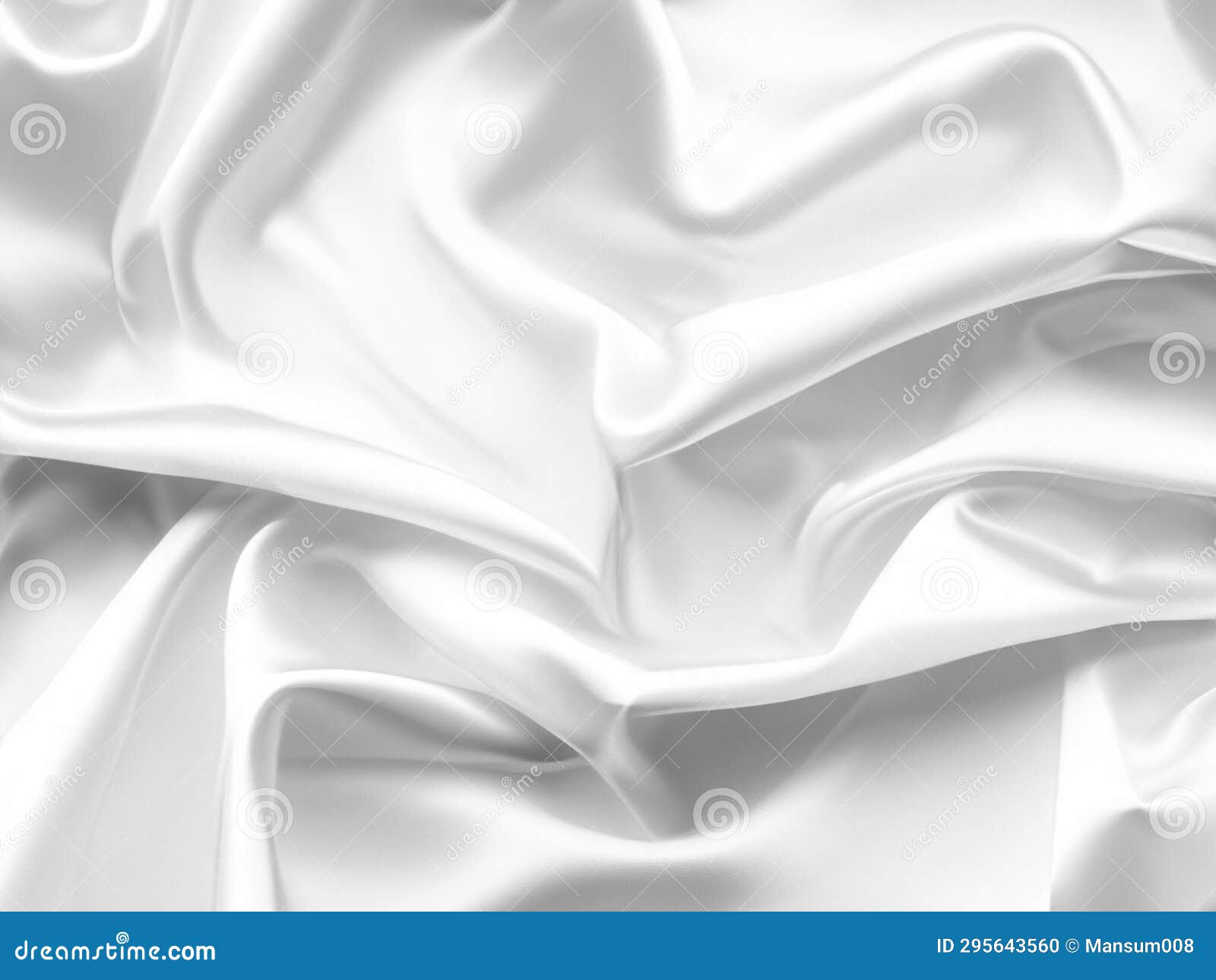 Smooth White Satin Fabric Background Stock Illustration - Illustration ...