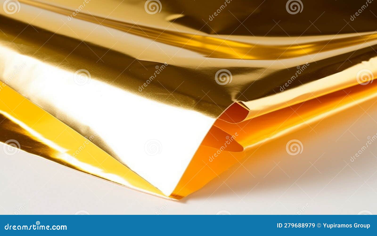 Smooth Yellow Paper Stack, Crumpled and Folded, on White Generated by ...