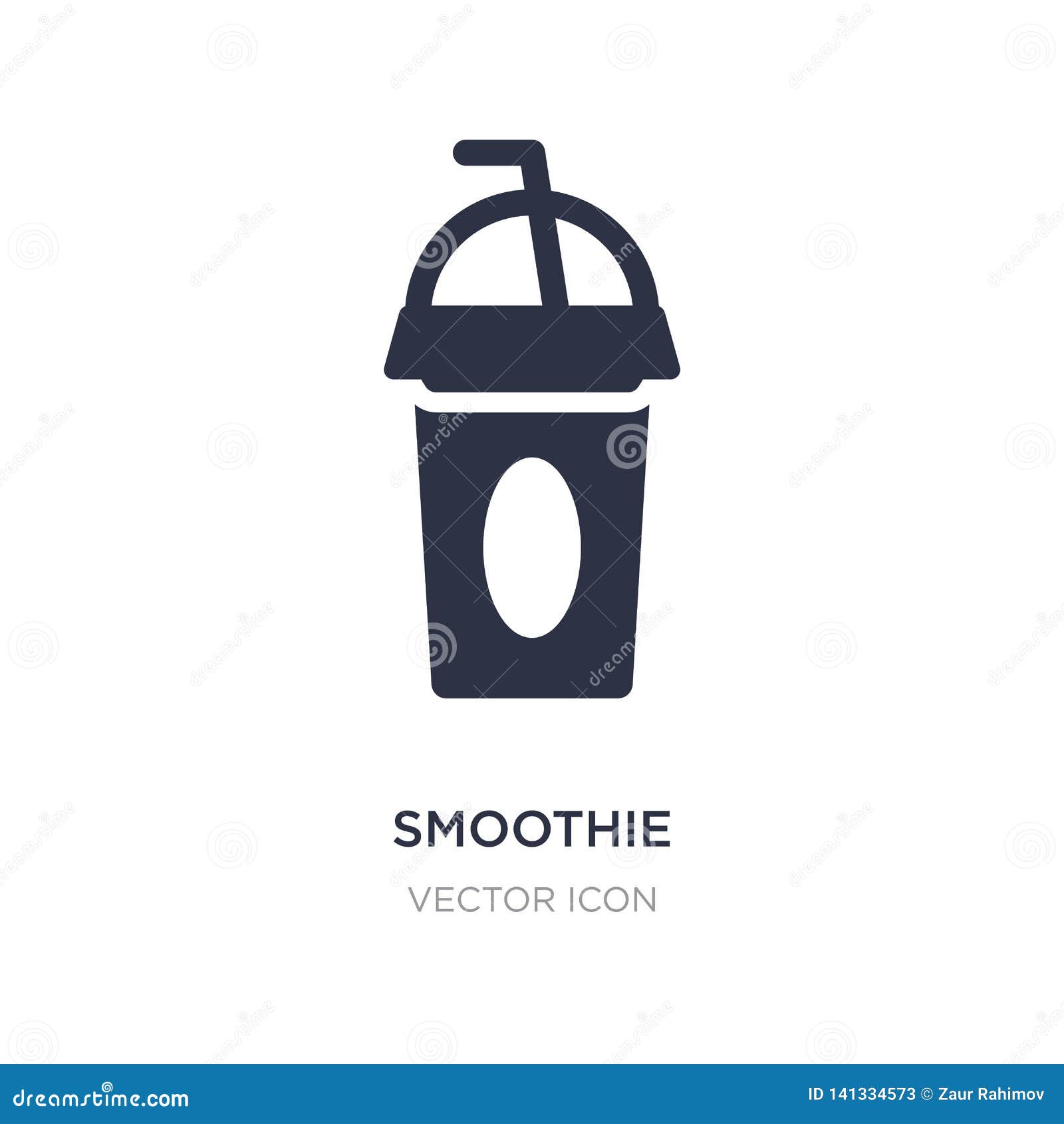 Smoothie Icon on White Background. Simple Element Illustration from ...