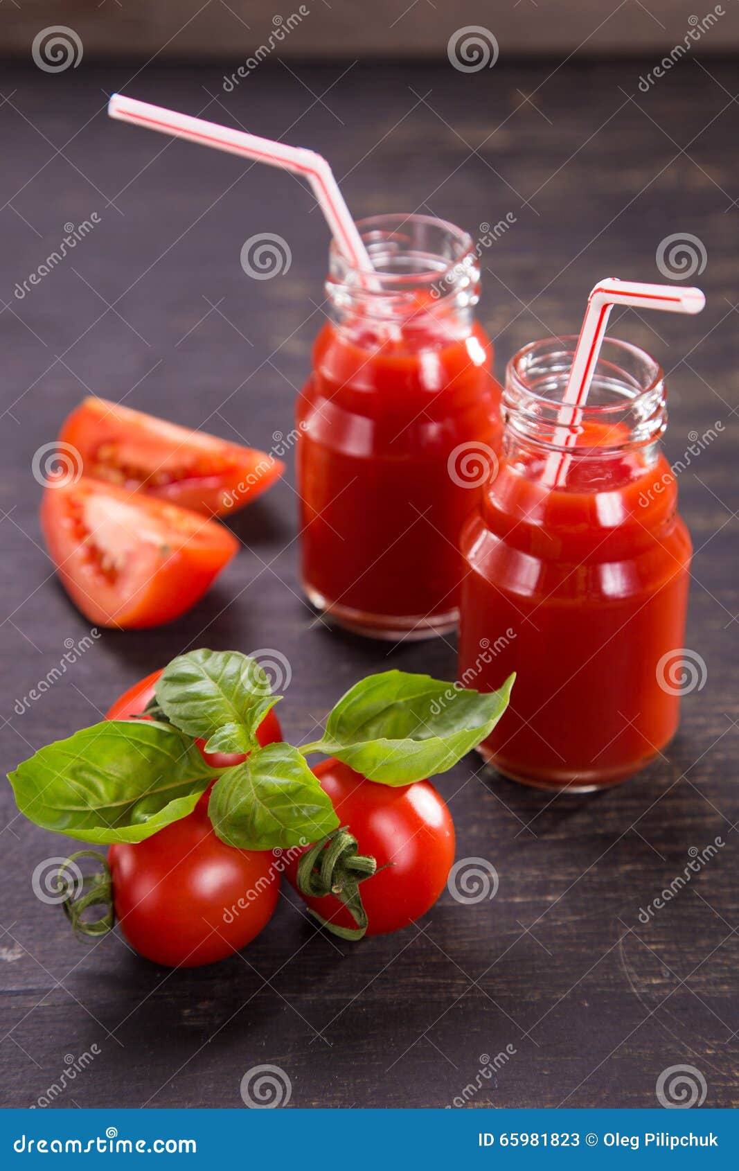 Smoothie from tomatoes stock image. Image of black, healthy - 65981823