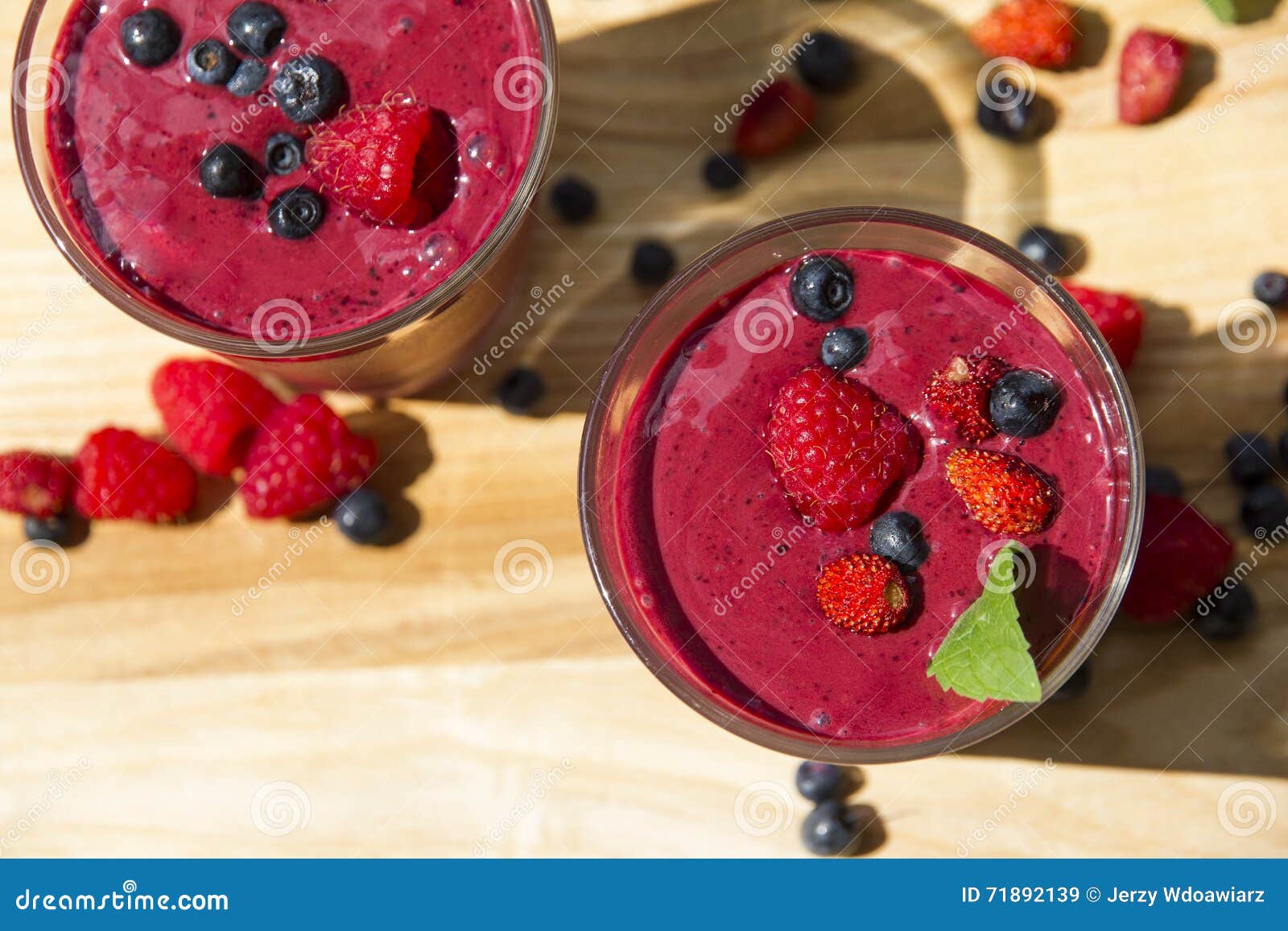 Smoothie stock image. Image of forest, raspberry, cocktail - 71892139