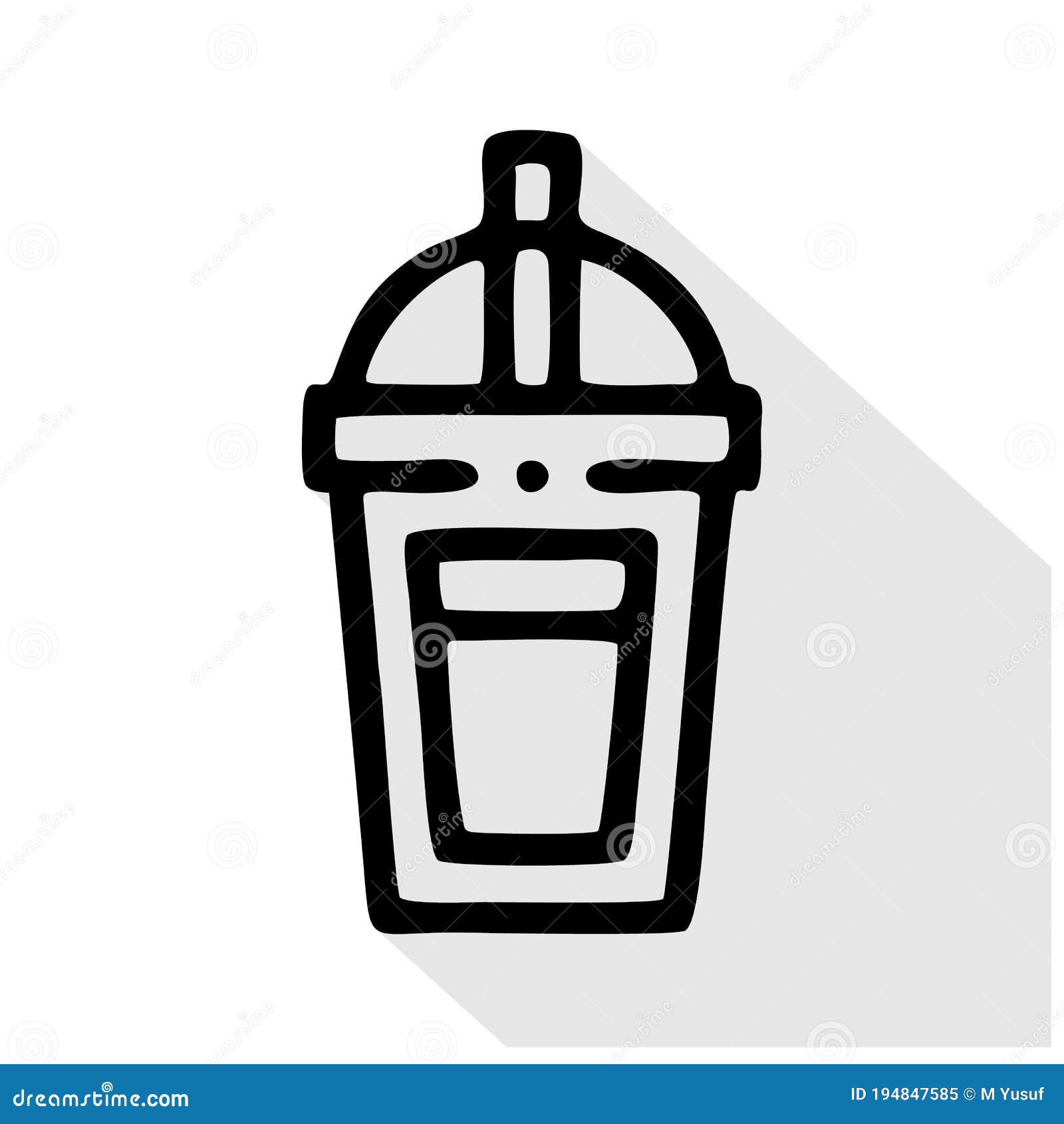 Smoothie Vector Icon. Smoothie Editable Stroke Stock Vector ...