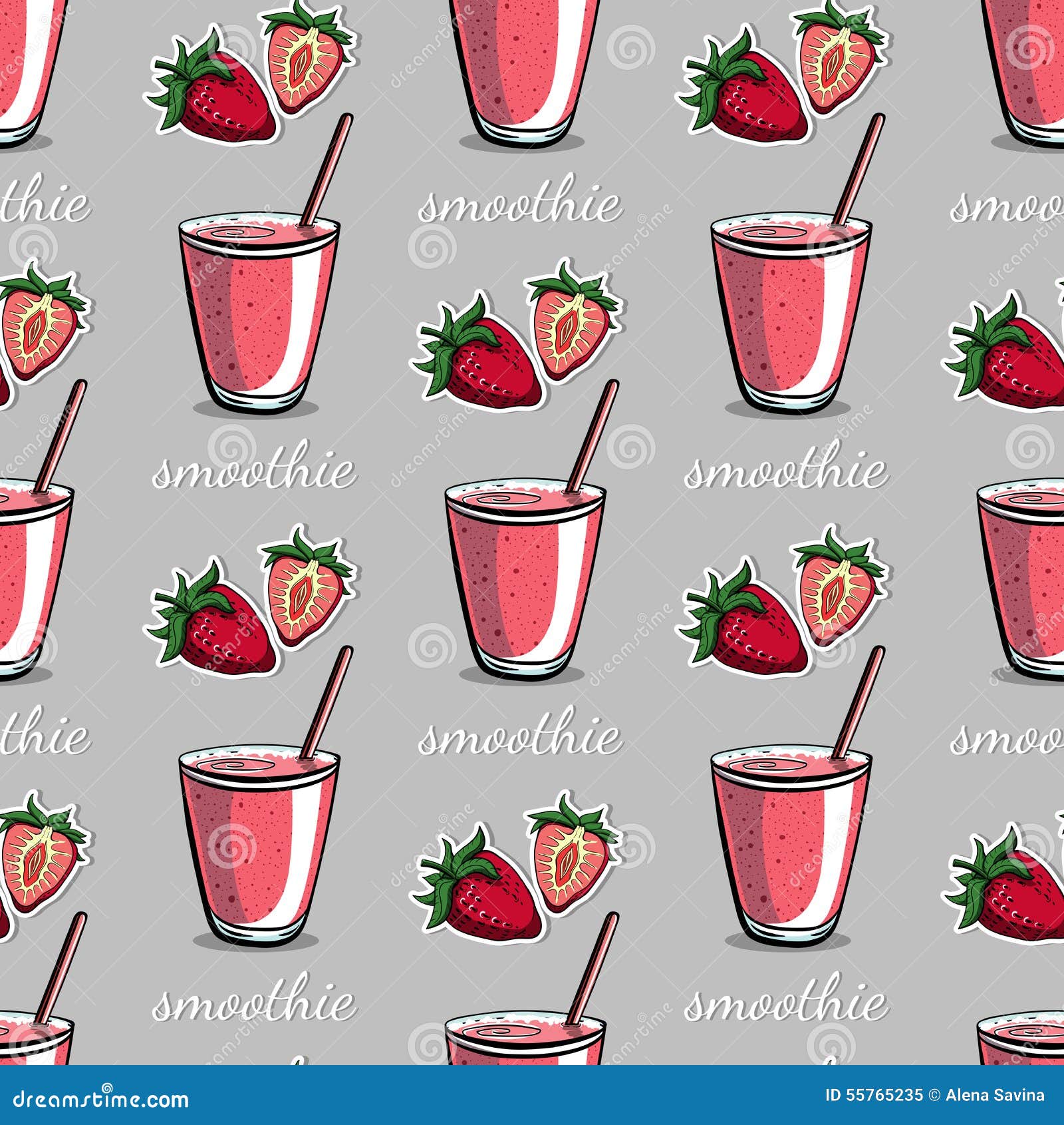 SmoothiesPattern illustration de vecteur. Illustration du griffonnage ...