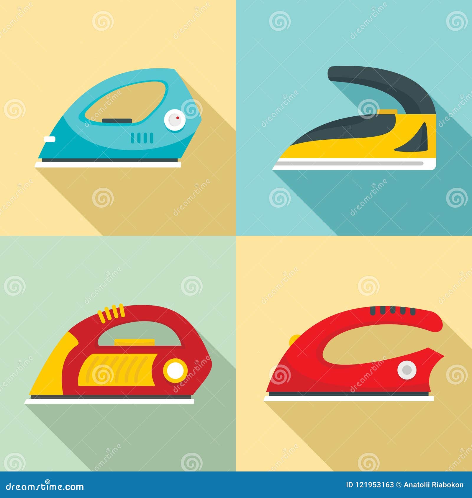 Smoothing Iron Drag Icons Set, Flat Style Stock Vector - Illustration ... Smoothing Iron Drag Icons Set, Flat Style Stock Vector - Illustration ...