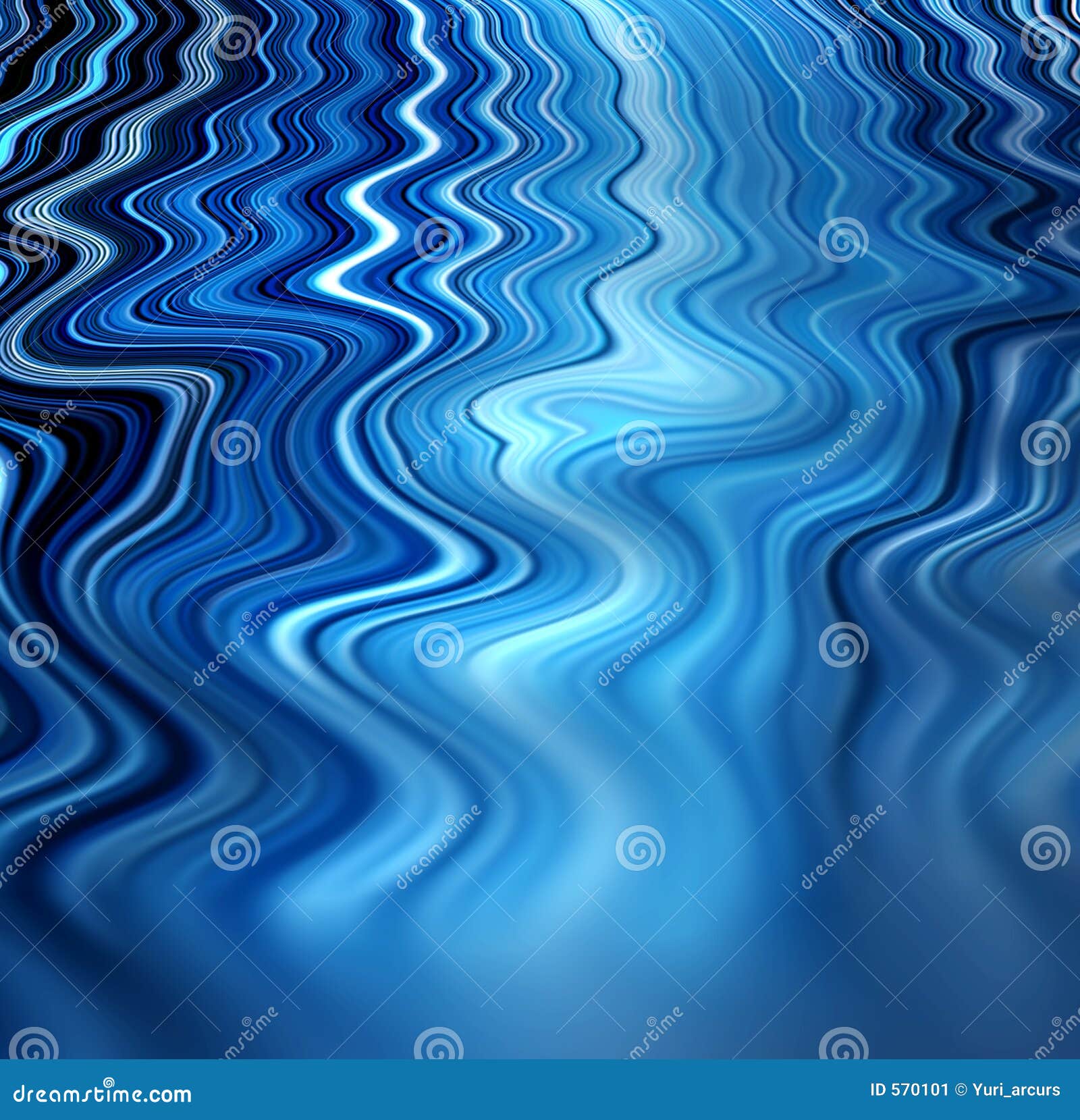 Smoothly Animated 3D Image of Circular Waves Expanding. Stock ...