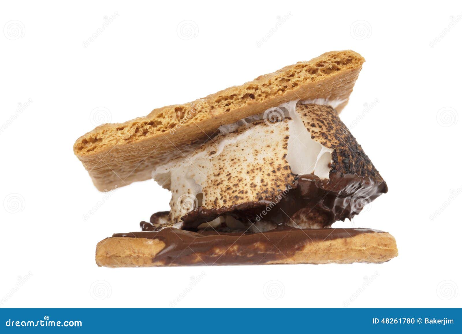 Smore stock photo. Image of indulgence, confectionery - 48261780