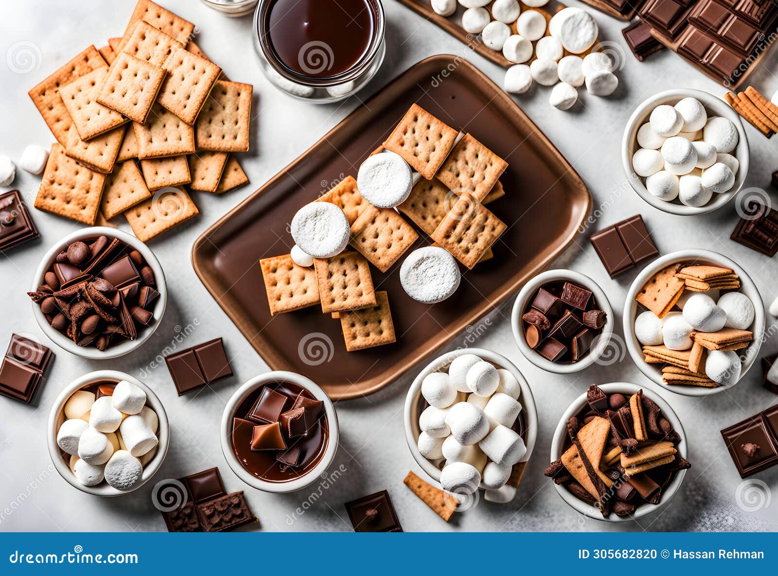 Smores Buffet Double Border Royalty-Free Stock Image | CartoonDealer ...