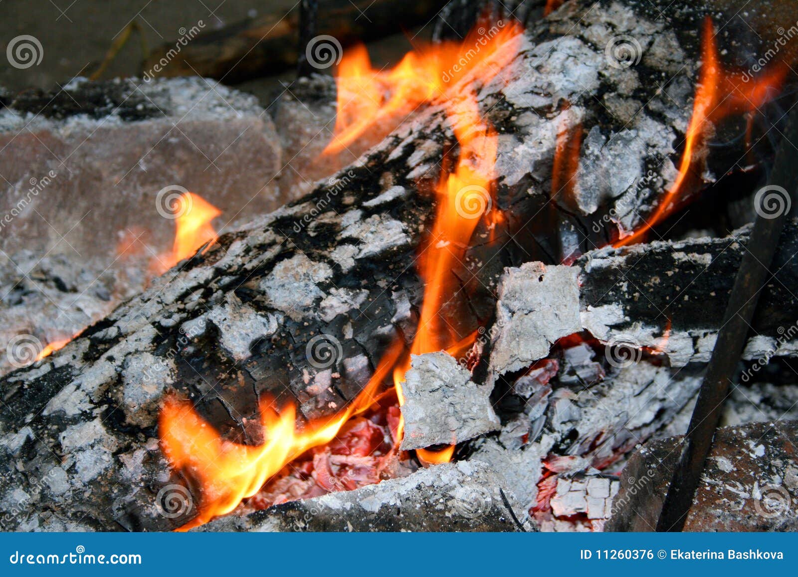 Smouldering Fire Royalty Free Stock Image - Image: 11260376