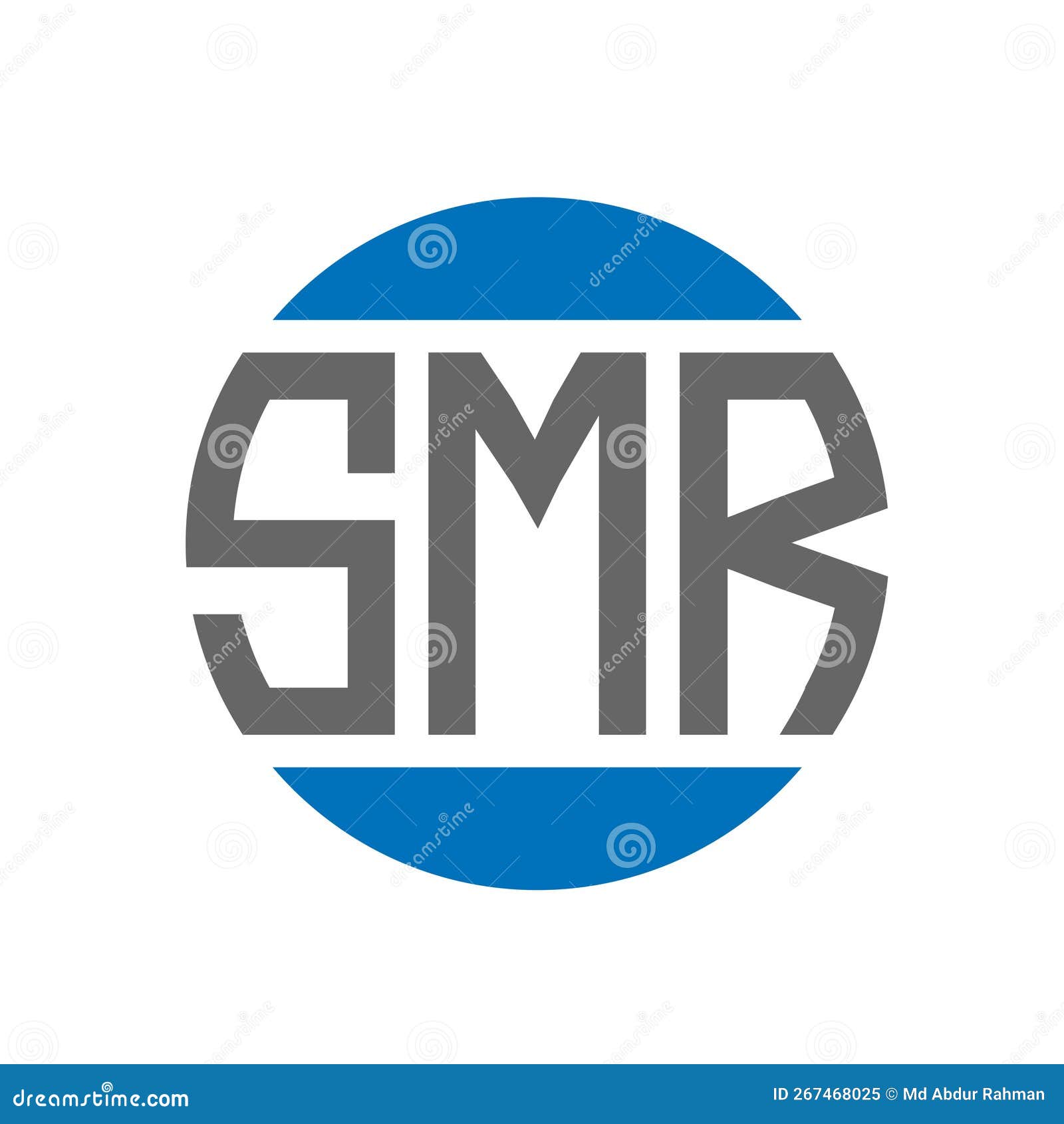 SMR Letter Logo Design on White Background. SMR Creative Initials ...