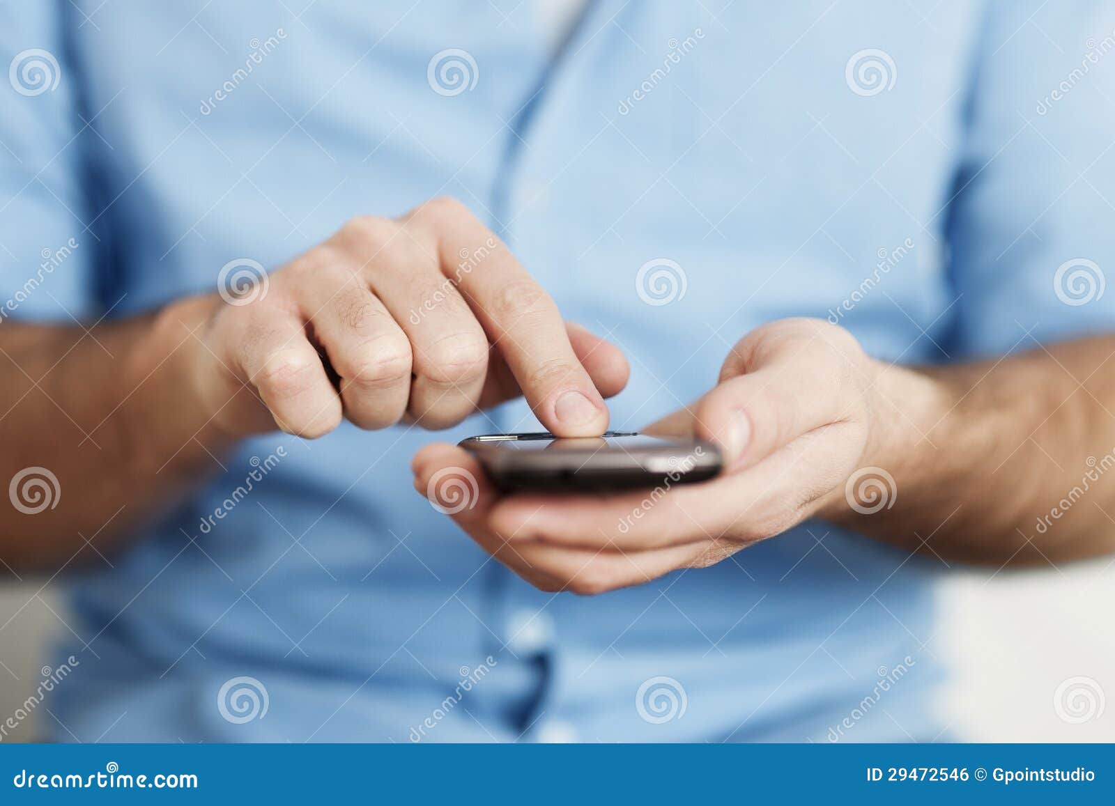 SMS stock photo. Image of male, internet, blue, holding - 29472546
