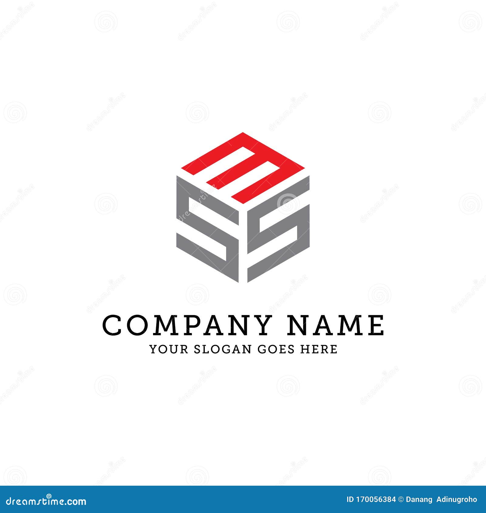 SMS Hexagonal Logo Template, Connection Logo Vector, it is Good for ...