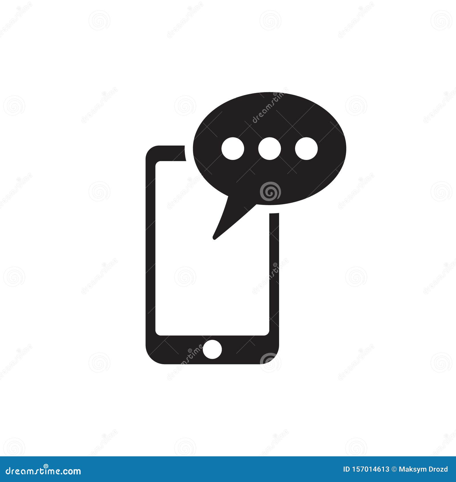 SMS Message in Smartphone Icon. SMS Message Icon in Flat Style Isolated ... SMS Message in Smartphone Icon. SMS Message Icon in Flat Style Isolated ...