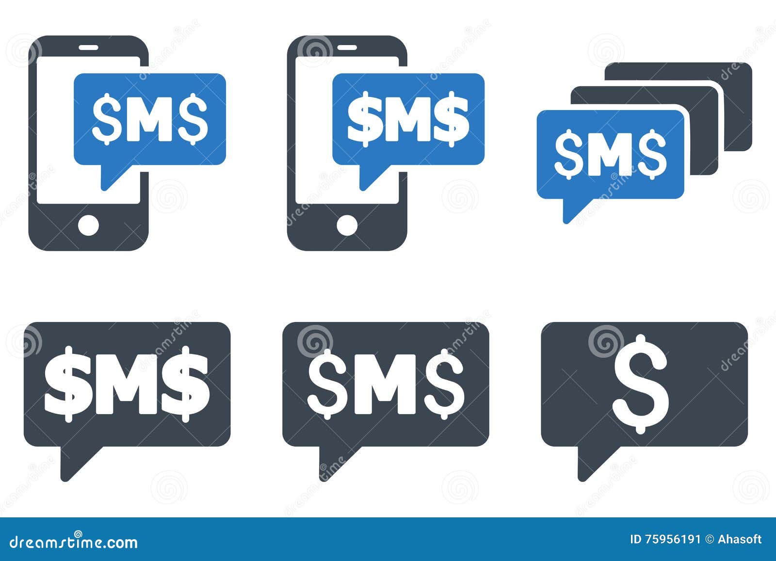 Sms Messages Flat Vector Icons Stock Illustrations – 369 Sms Messages ...