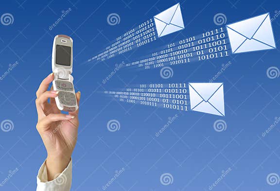 SMS sending stock image. Image of message, device, email - 3374657