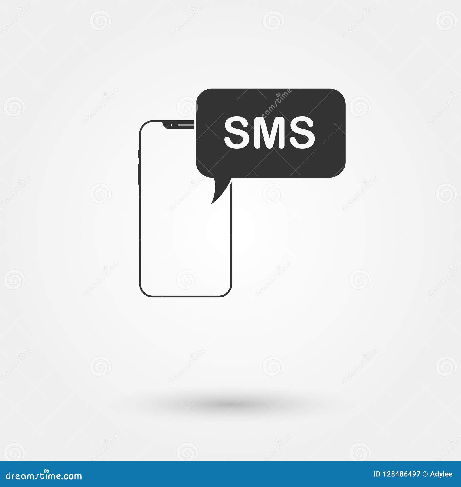 Sms symbol 2 stock image. Illustration of design, graphics - 128486497