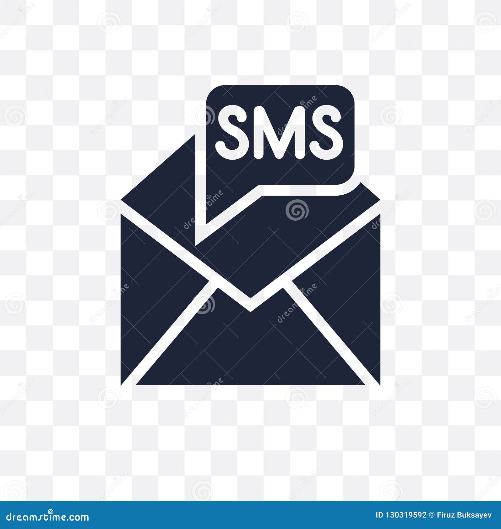 Sms Transparent Icon. Sms Symbol Design from Communication Collection ...
