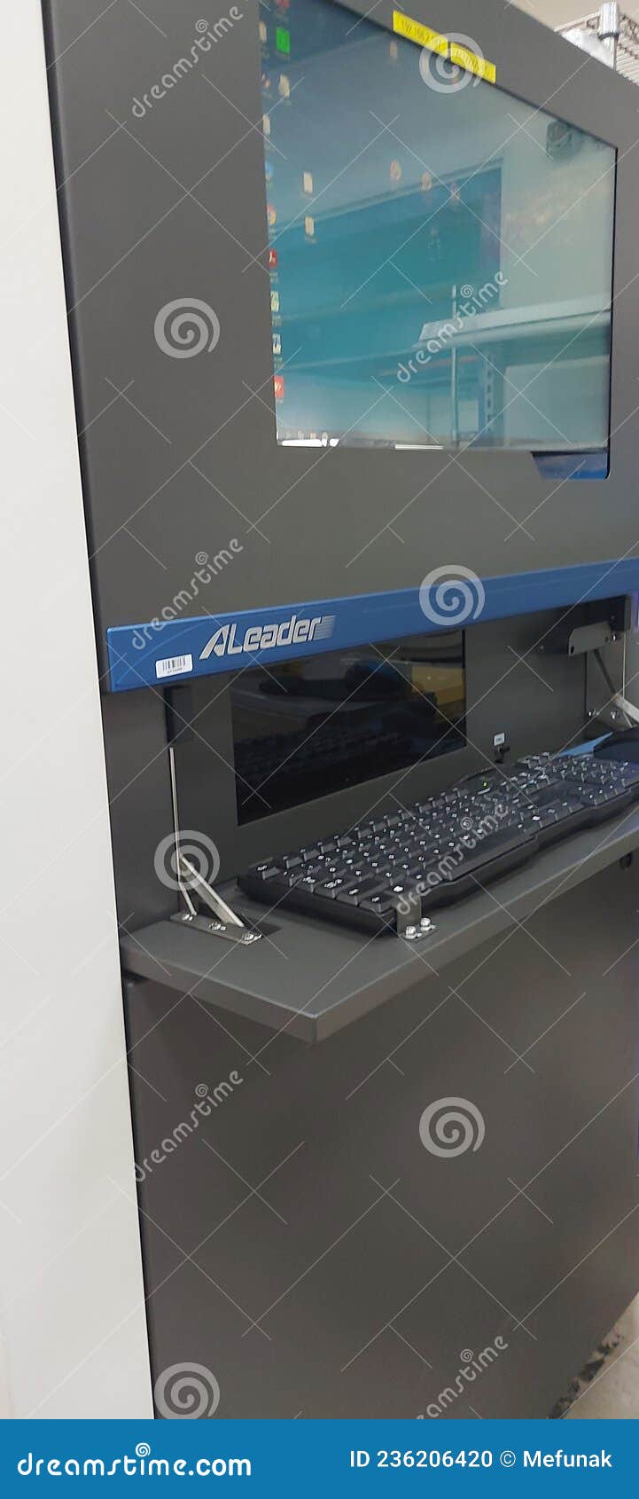 The CMM Machine Checking The Dimension The Bevel Gear Part . Royalty ...