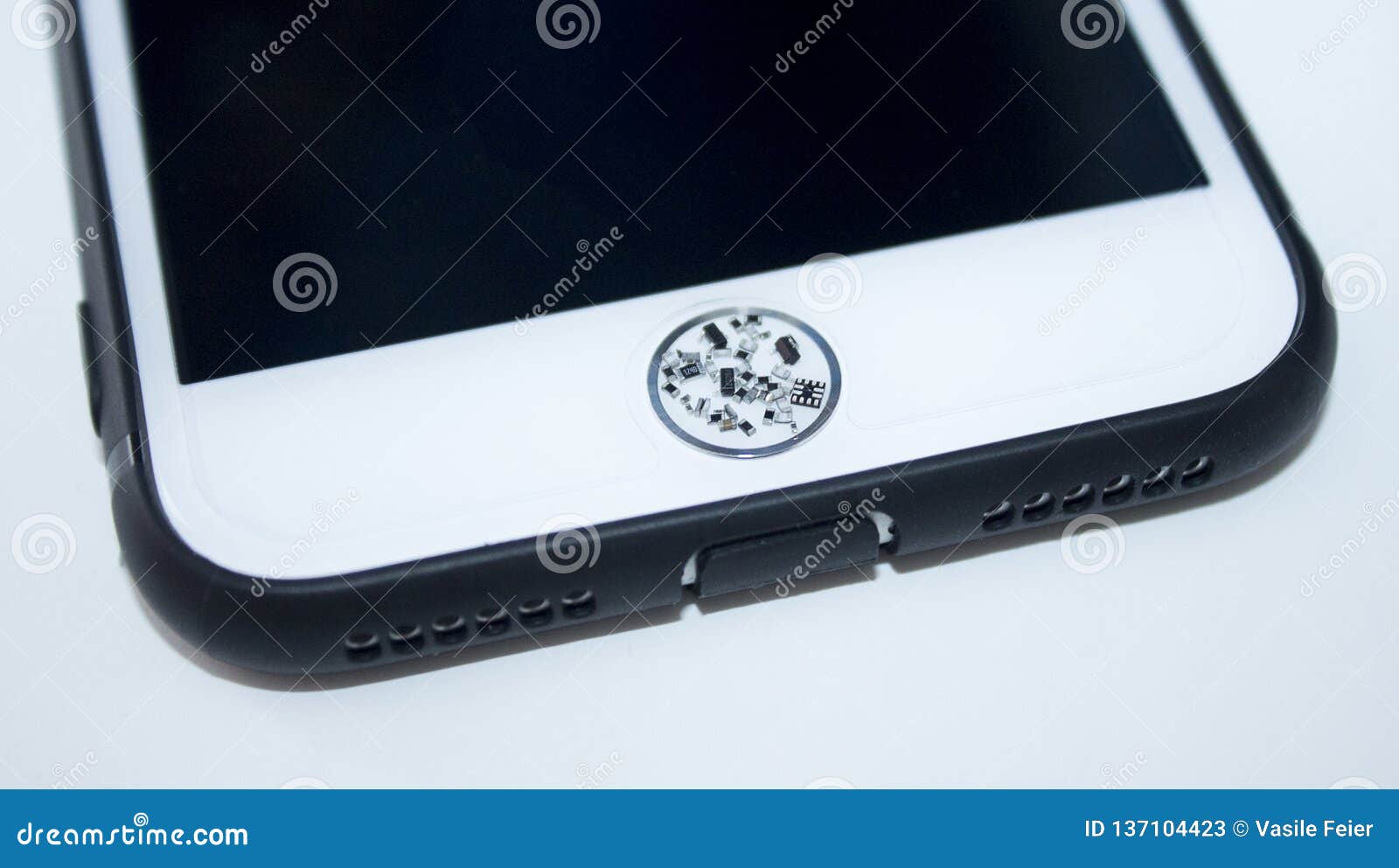 SMT Components on a Smartphone Stock Image - Image of smartphone ...