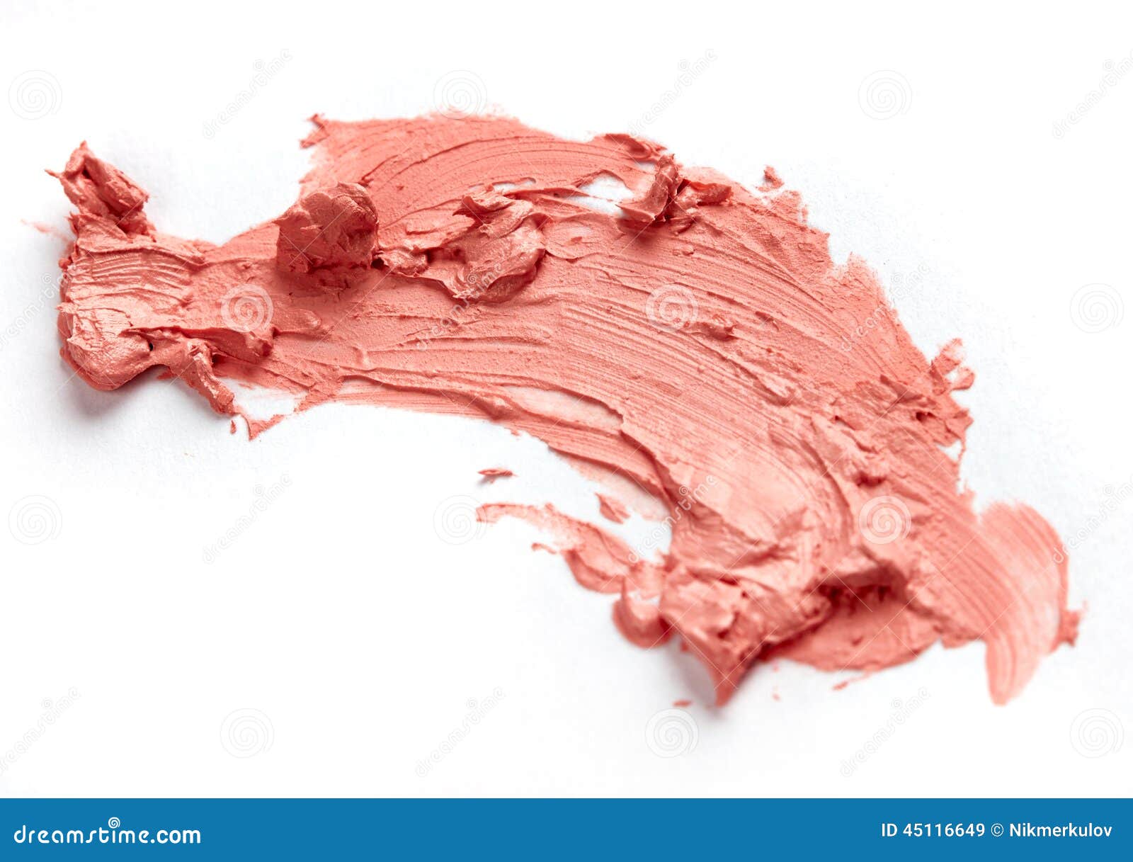 Smudged lipstick stock image. Image of sample, fashion - 45116649
