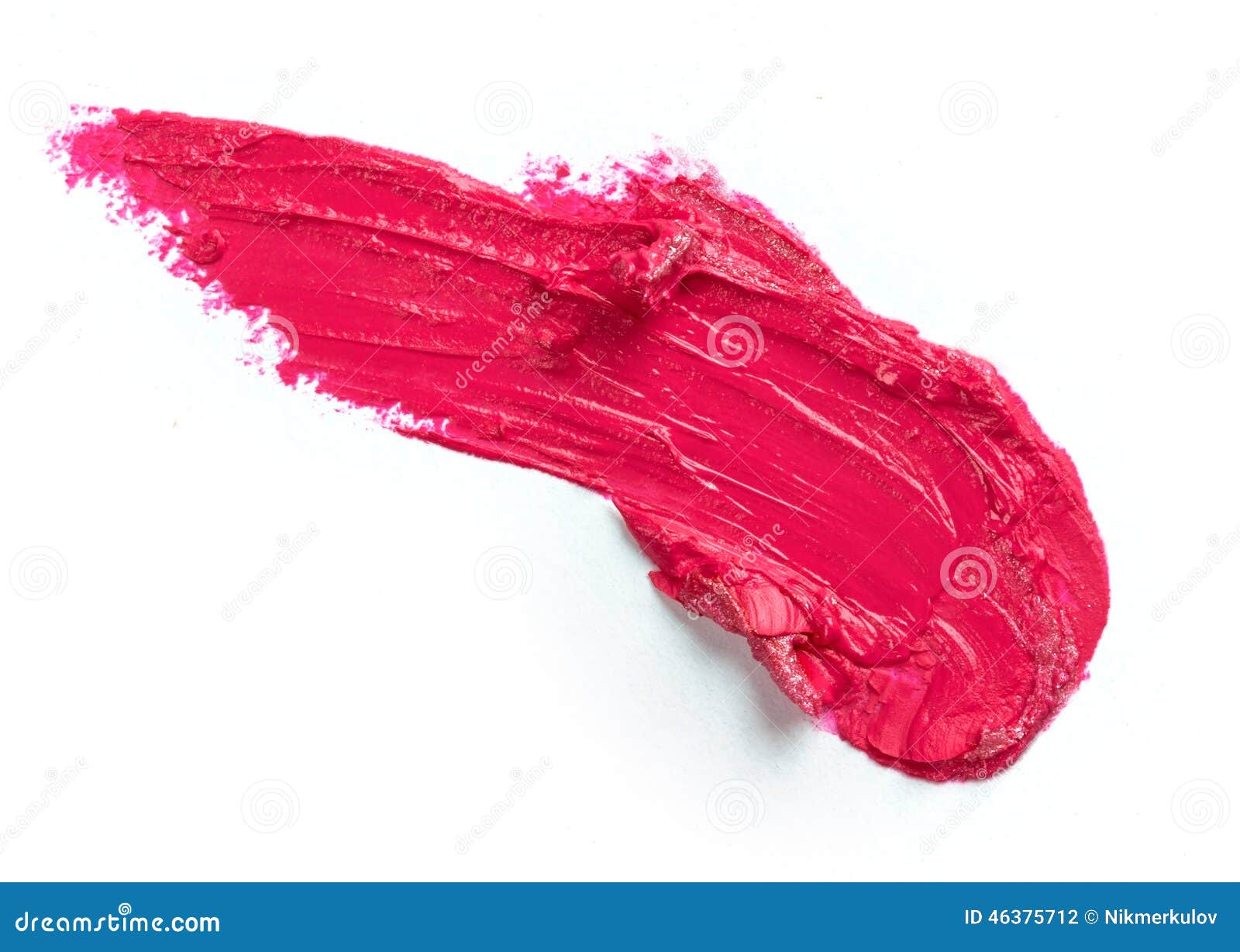 Smudged lipstick stock photo. Image of sample, color - 46375712