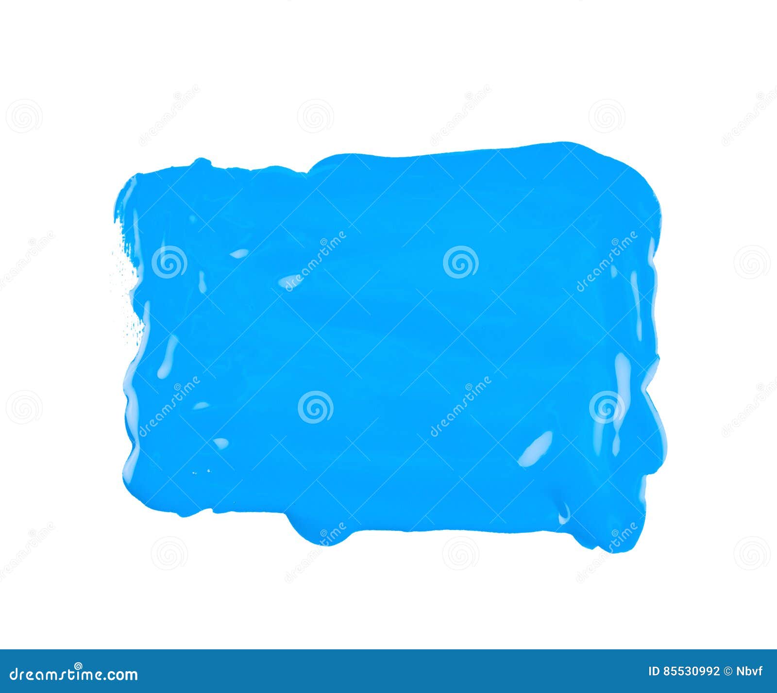 Smudged Splash of Paint Isolated Stock Photo - Image of brushstroke ...