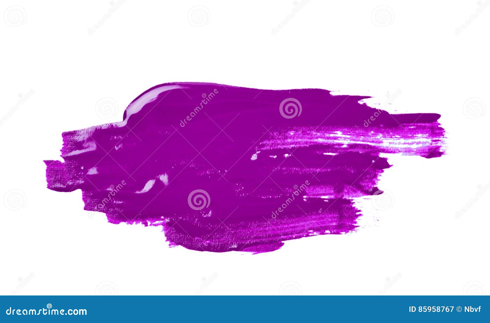 Smudged Splash of Paint Isolated Stock Image - Image of line, design ...