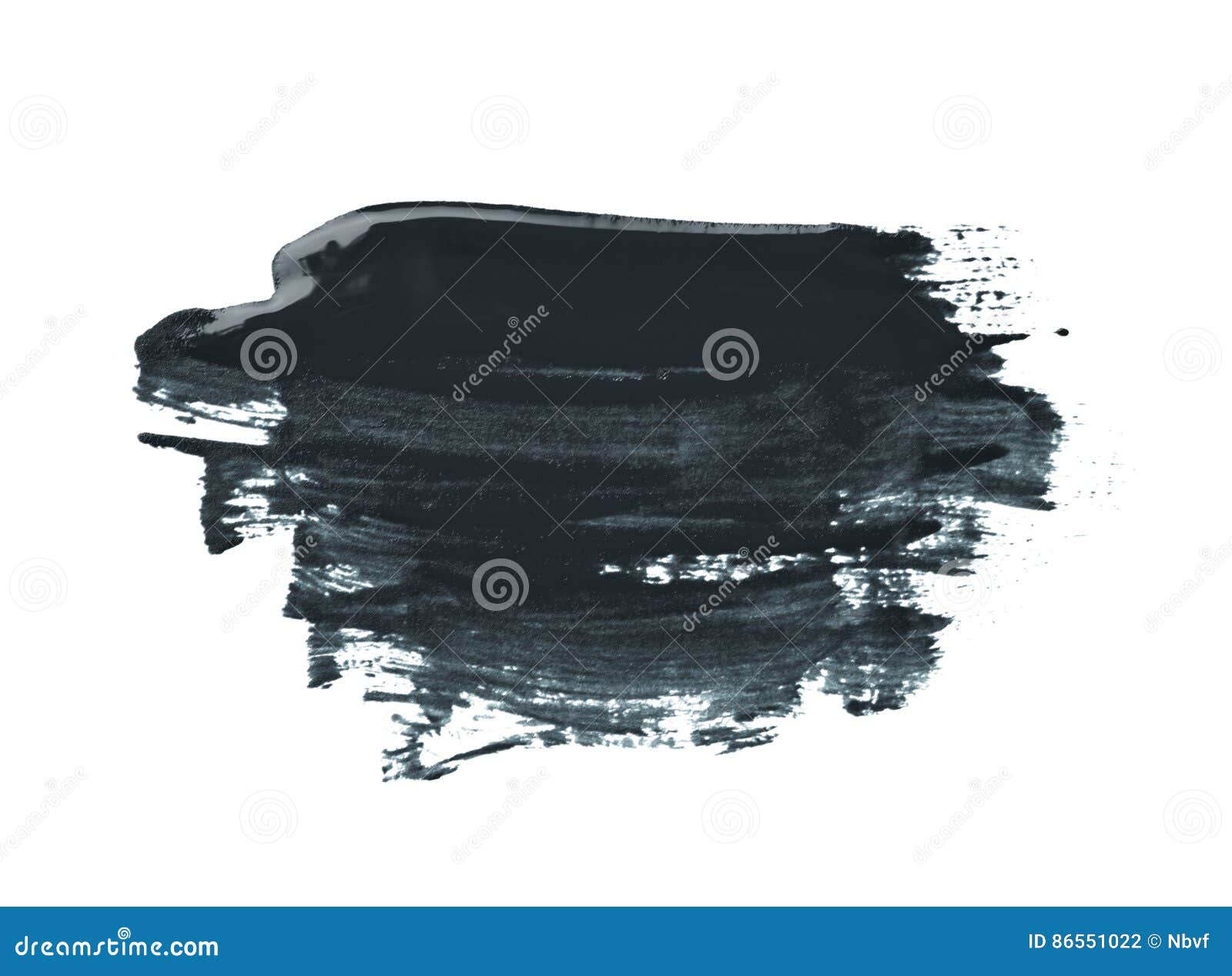 Smudged Splash of Paint Isolated Stock Photo - Image of color, design ...