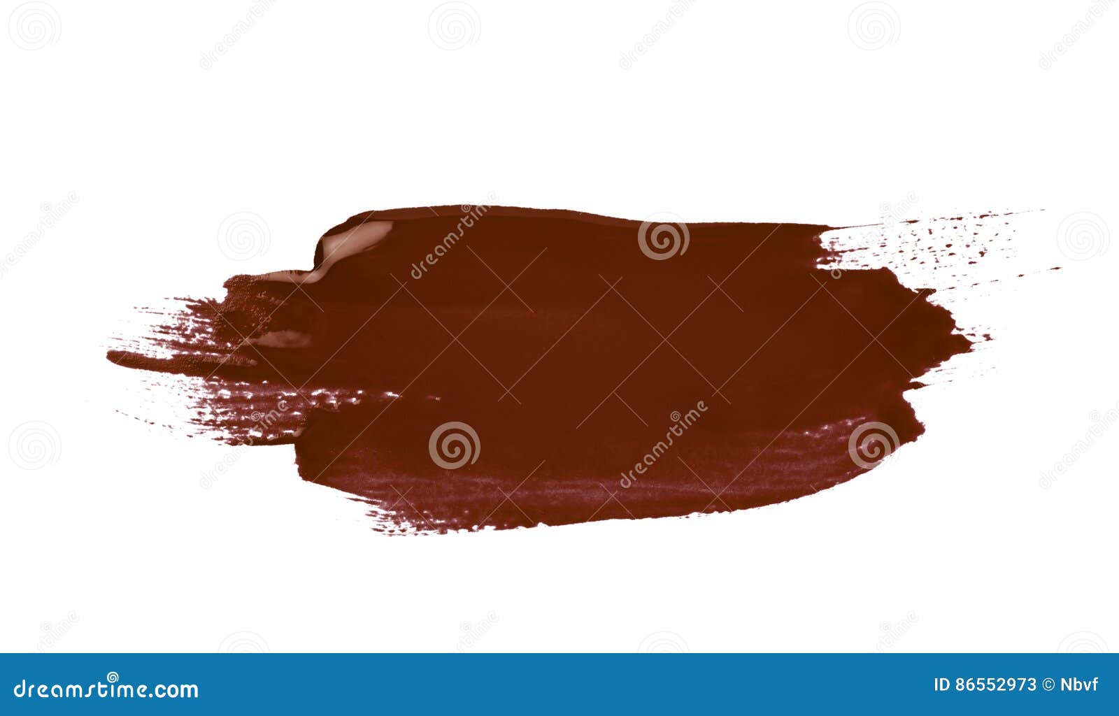 Smudged Splash of Paint Isolated Stock Image - Image of drop, brush ...
