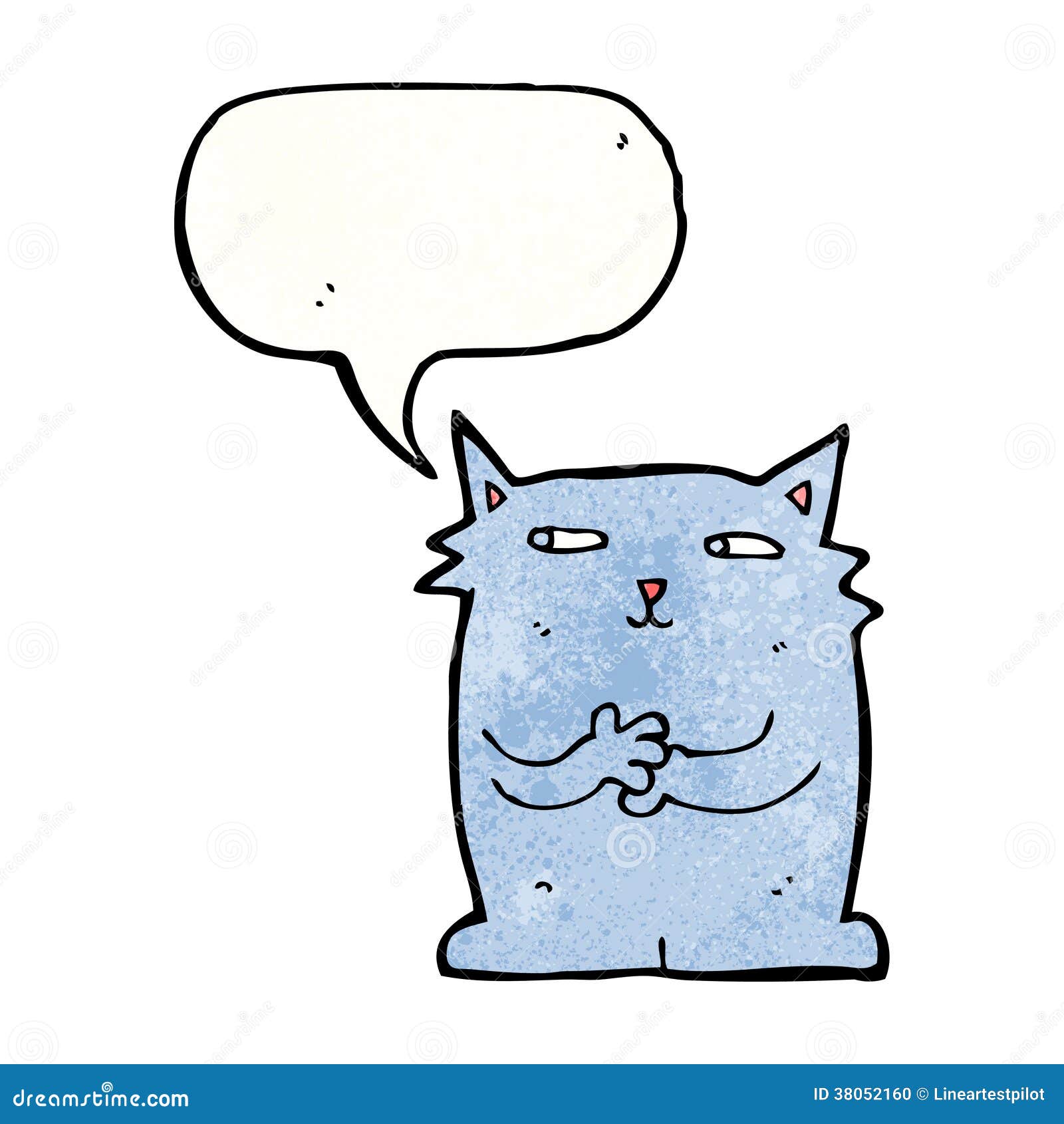 Smug cat cartoon stock vector. Illustration of traditional - 38052160