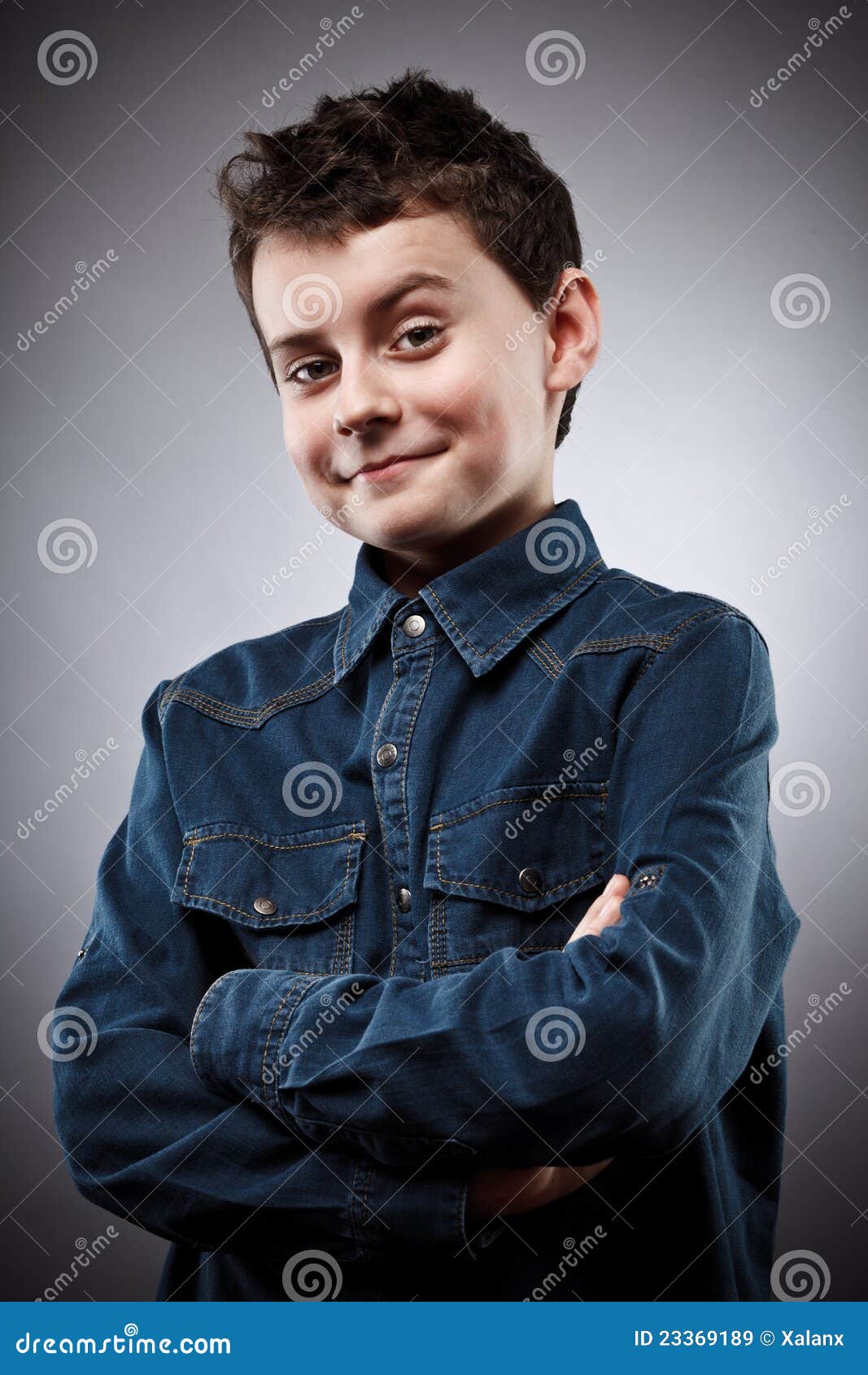 Smug kid stock image. Image of happiness, european, child - 23369189