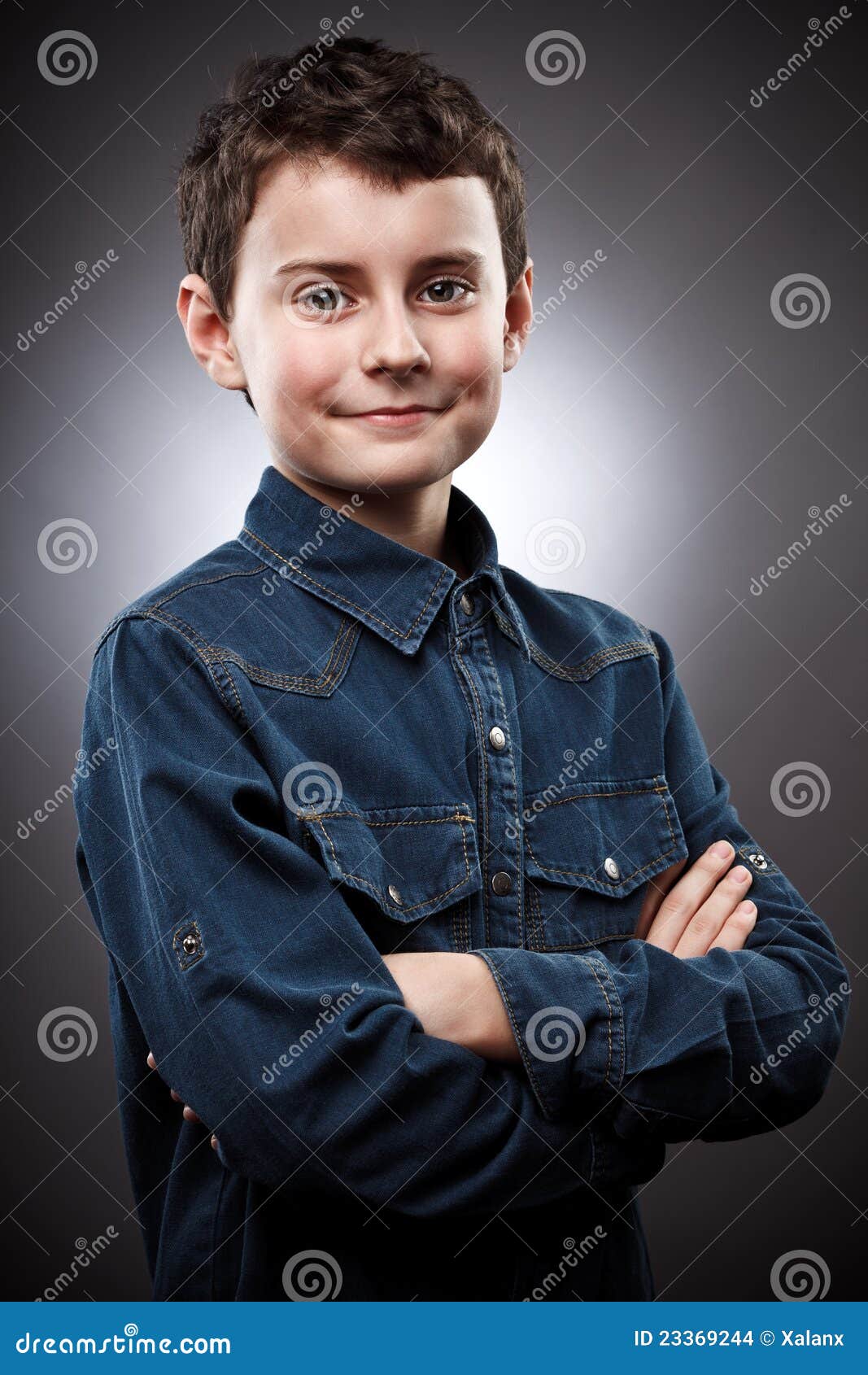 Smug kid stock photo. Image of casual, foppish, alone - 23369244