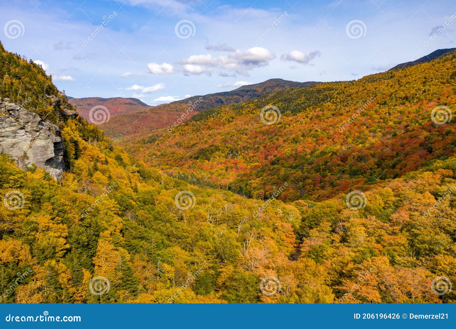 Smugglers Notch, Vermont stock photo. Image of dramatic - 206196426