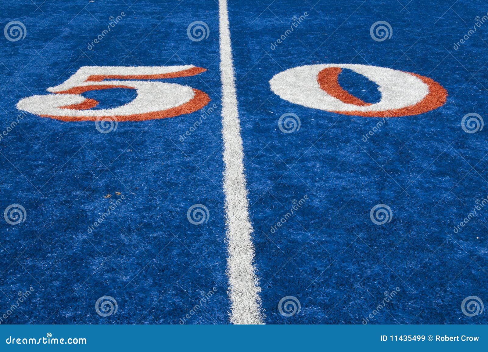 Smurf Turf stock image. Image of bronco, college, turf - 11435499