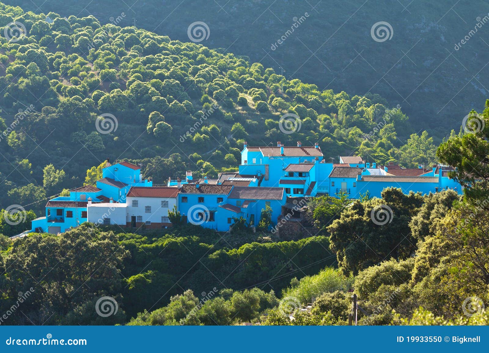 Smurf village editorial image. Image of trees, village - 19933550