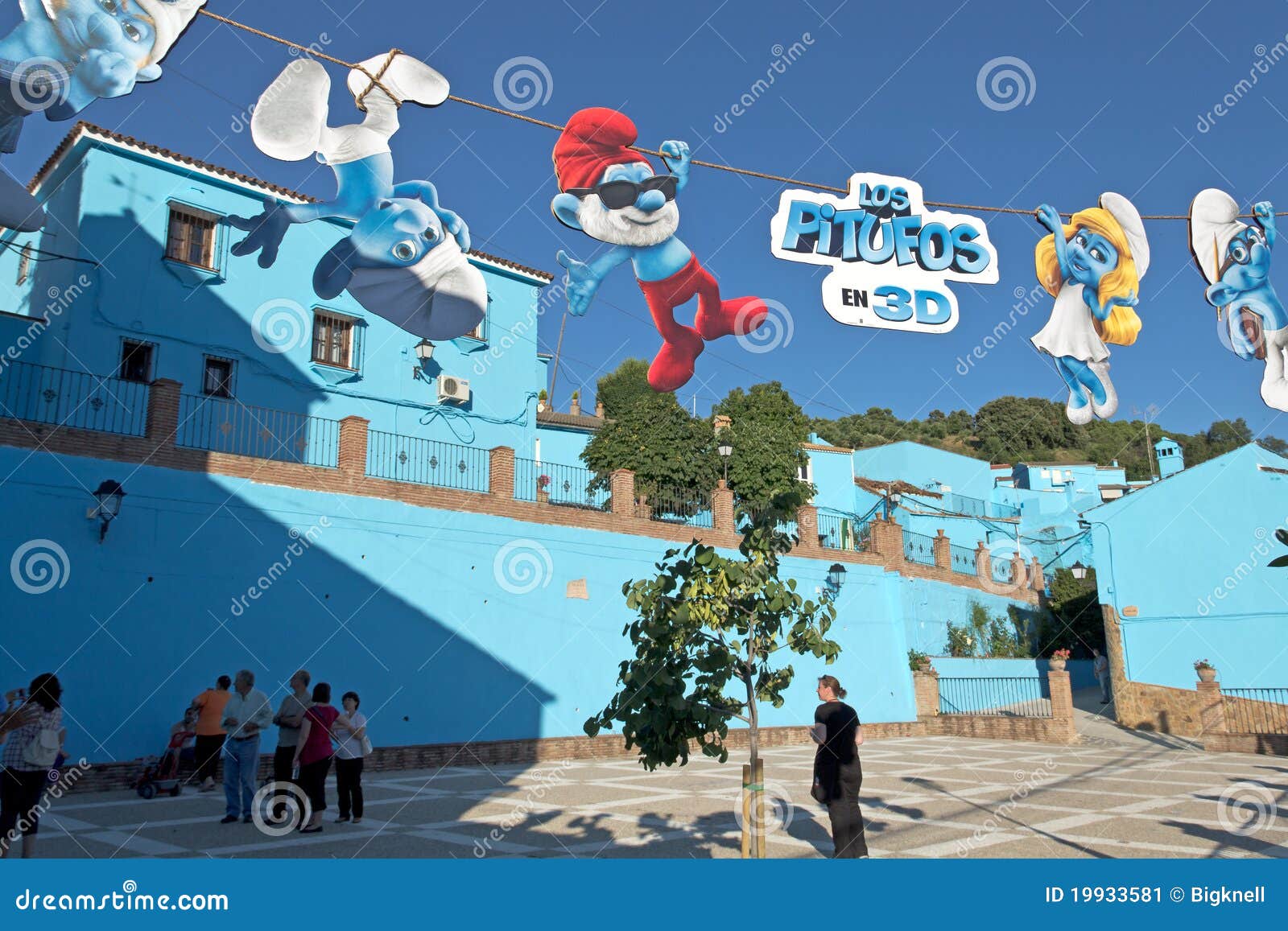 Smurfs decoration editorial photo. Image of decoration - 19933581