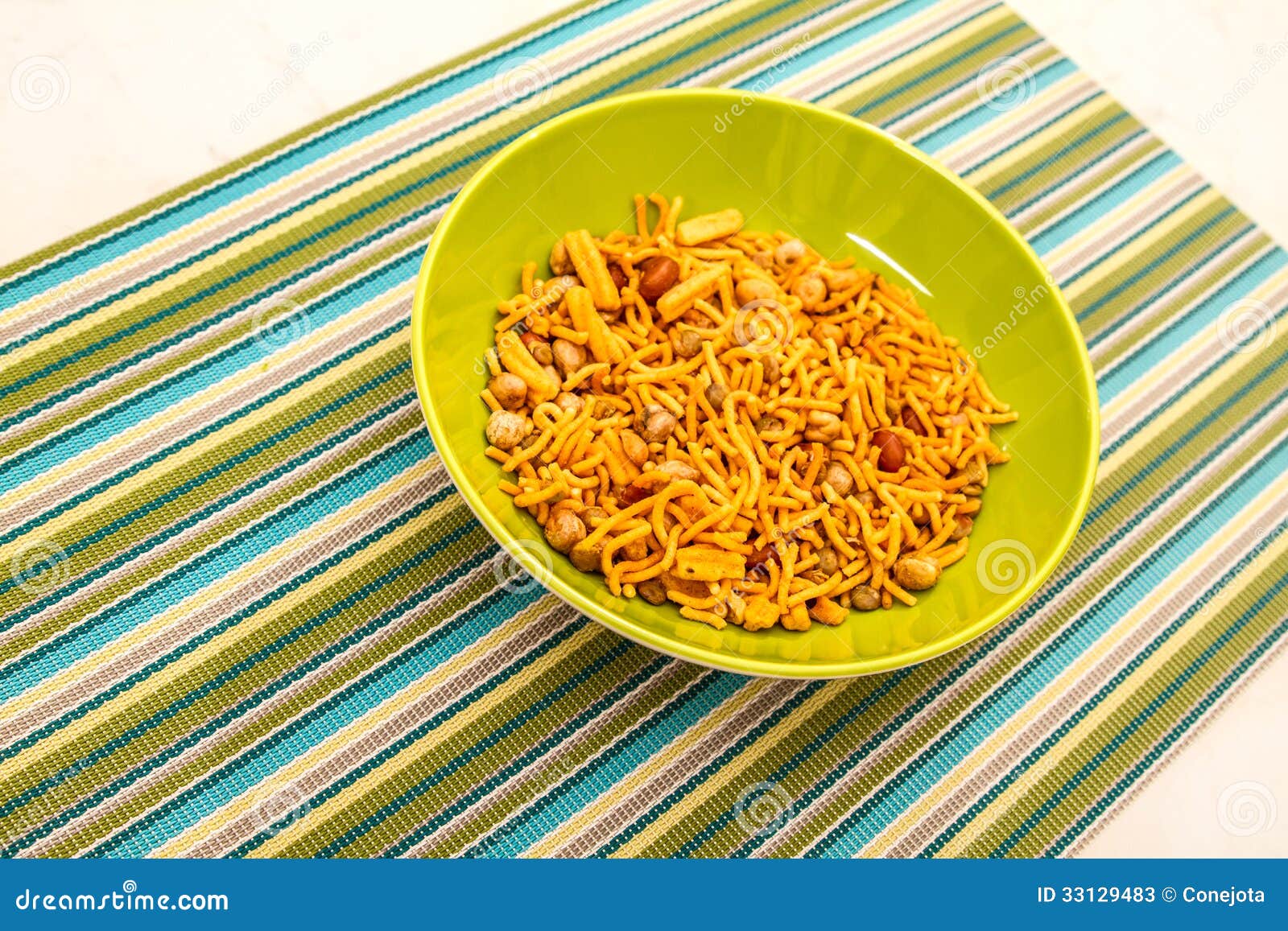 Snack Bombay Mix stock image. Image of raisin, asian - 33129483