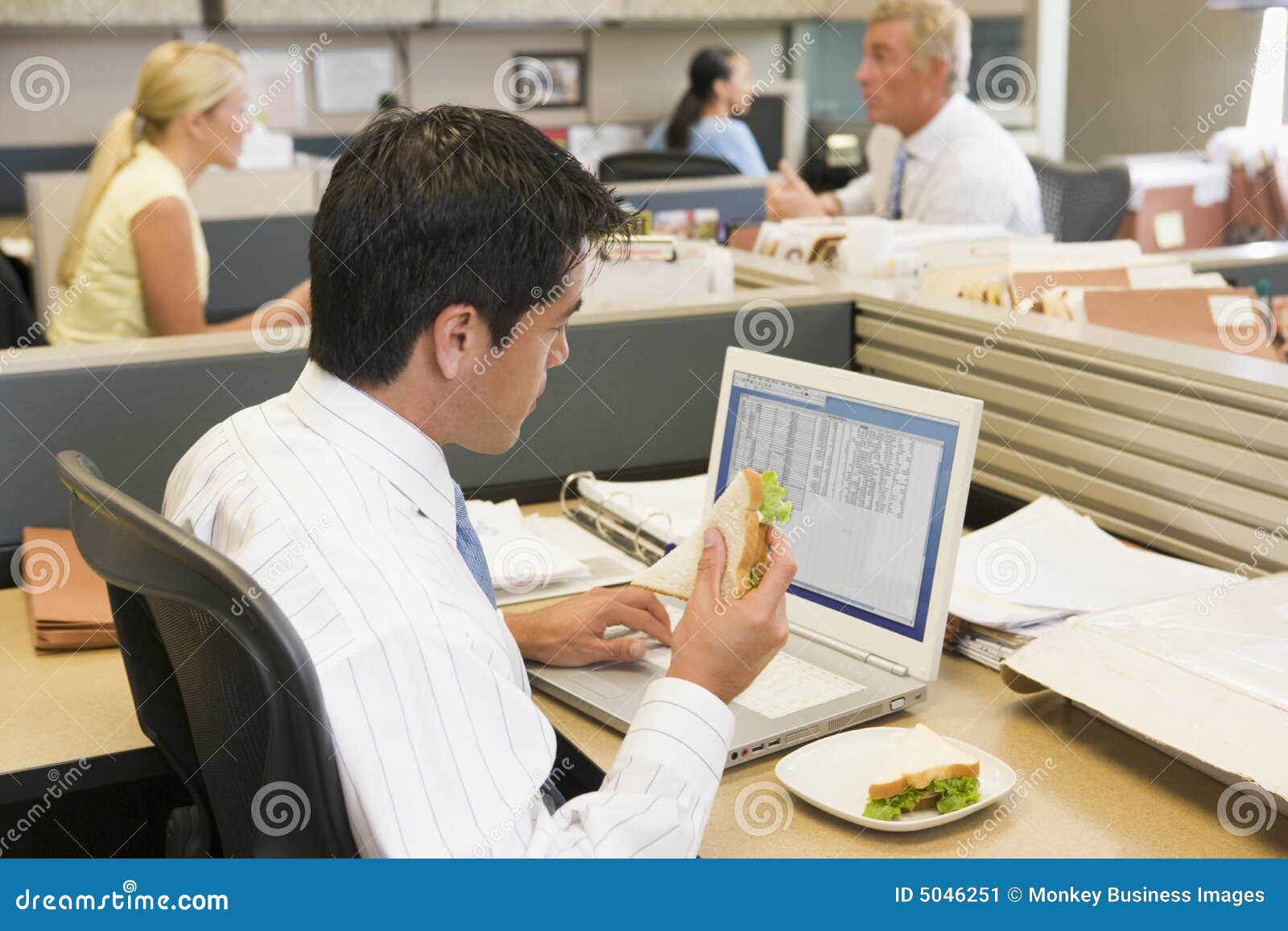 Snack break at office stock image. Image of room, white - 5046251
