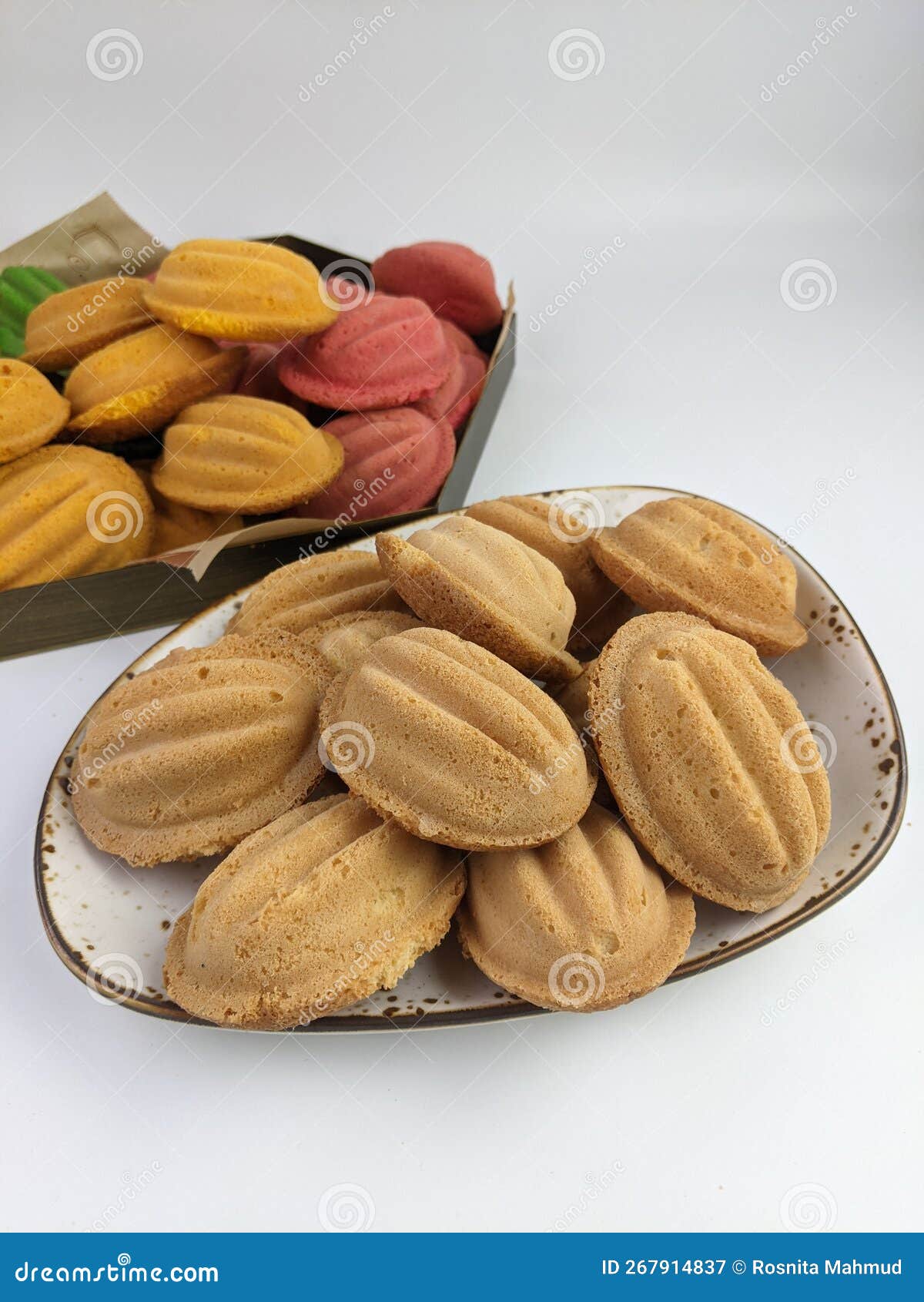 Snack Called Bahulu or Kue Bolu Stock Image - Image of snack, called ...