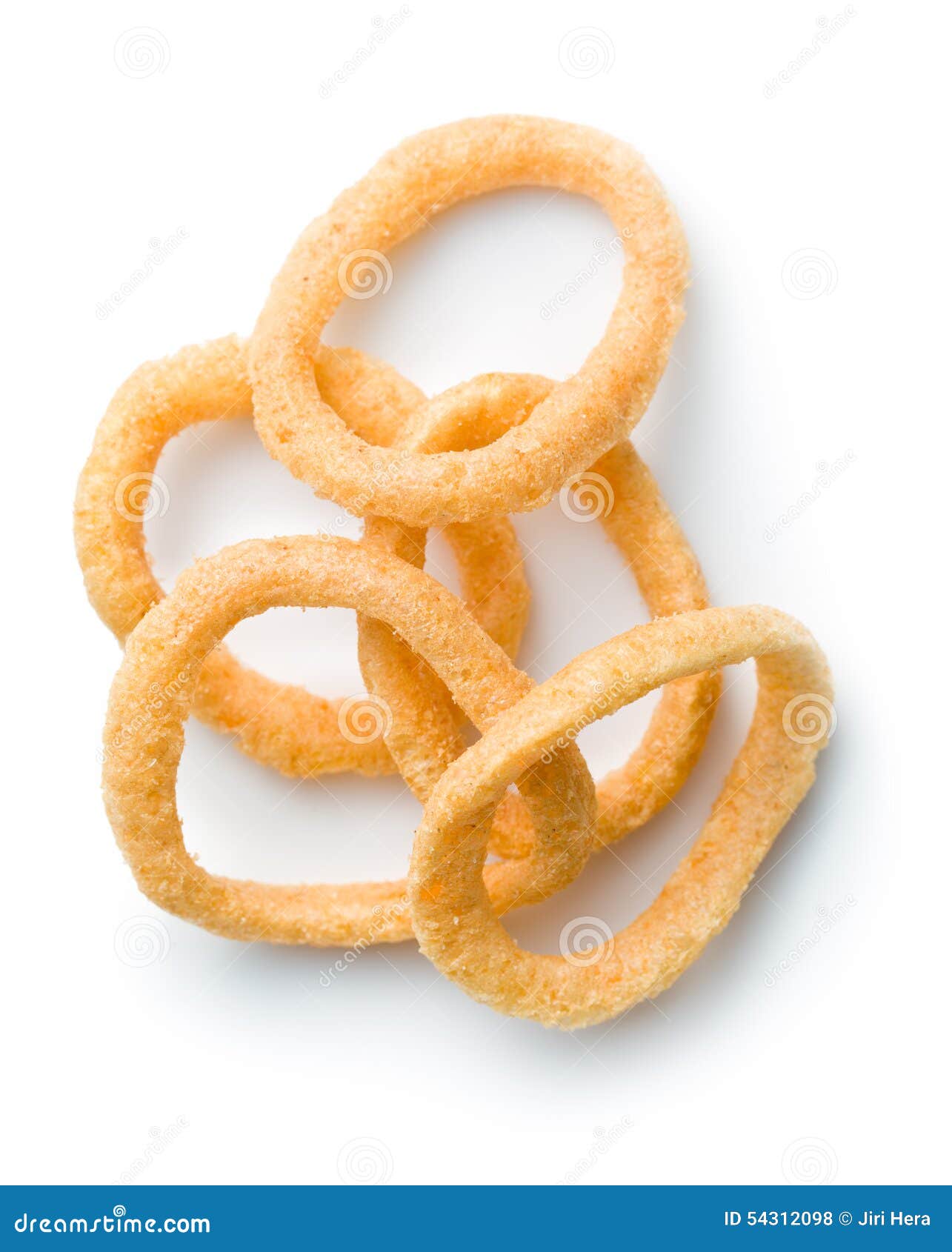 Snack Flavored with Onion Rings Stock Photo - Image of dinner, junk ...