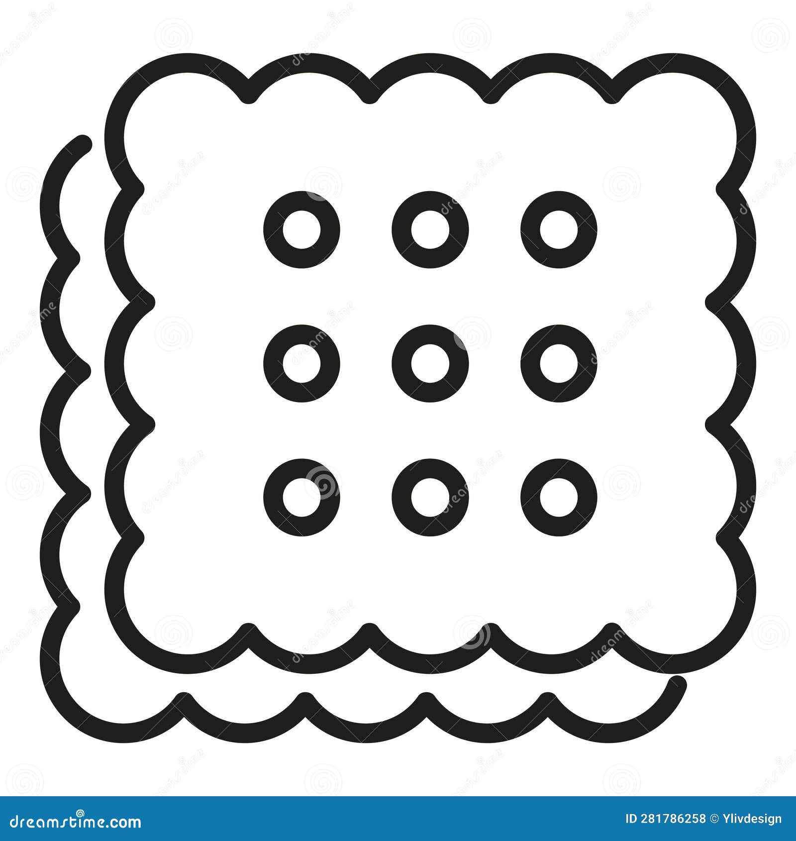 Snack Food Icon Outline Vector. School Food Stock Vector - Illustration ...