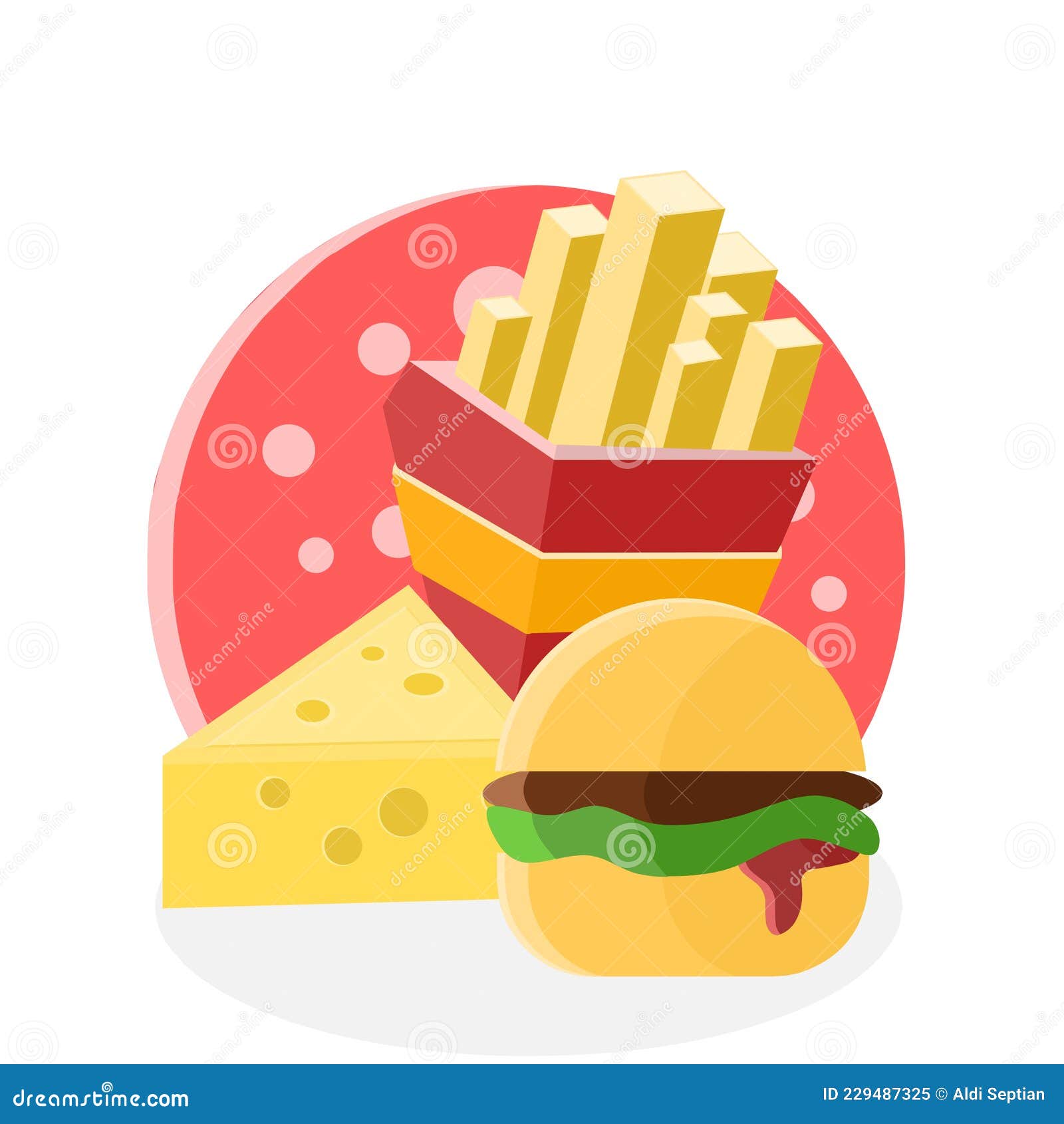 Meal vector stock vector. Illustration of dish, eating - 229487325
