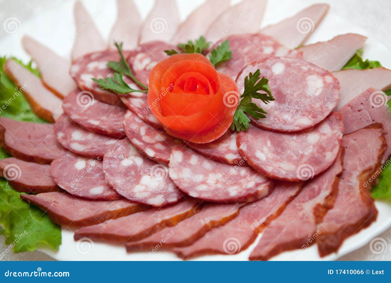 Snack from the meat stock photo. Image of fruit, pink - 17410066