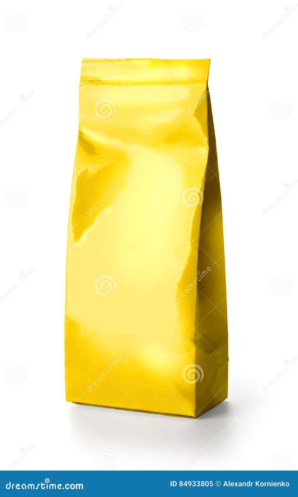 Snack package gold stock image. Image of flex, foil, product - 84933805