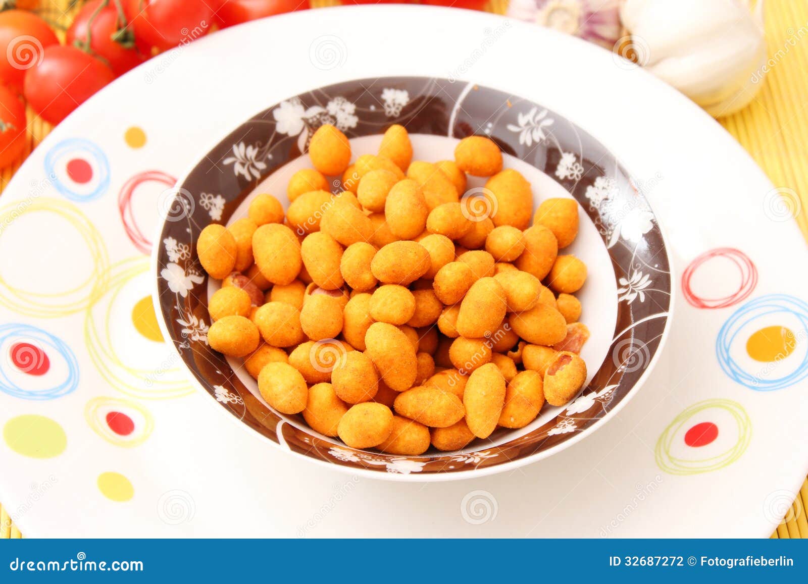 A snack of peanuts stock photo. Image of spices, fresh - 32687272
