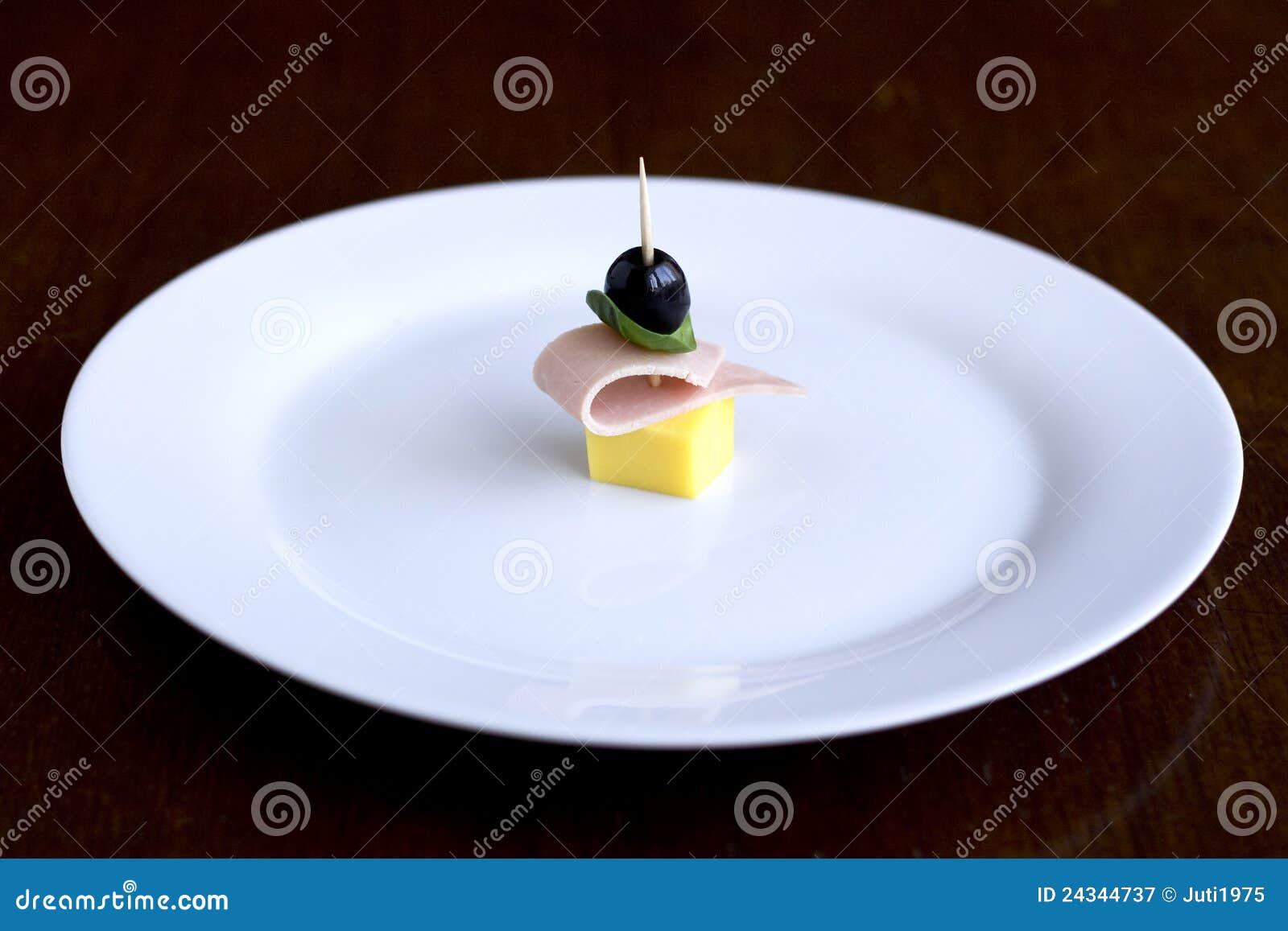 Snack on plate stock image. Image of banquet, cuisine - 24344737